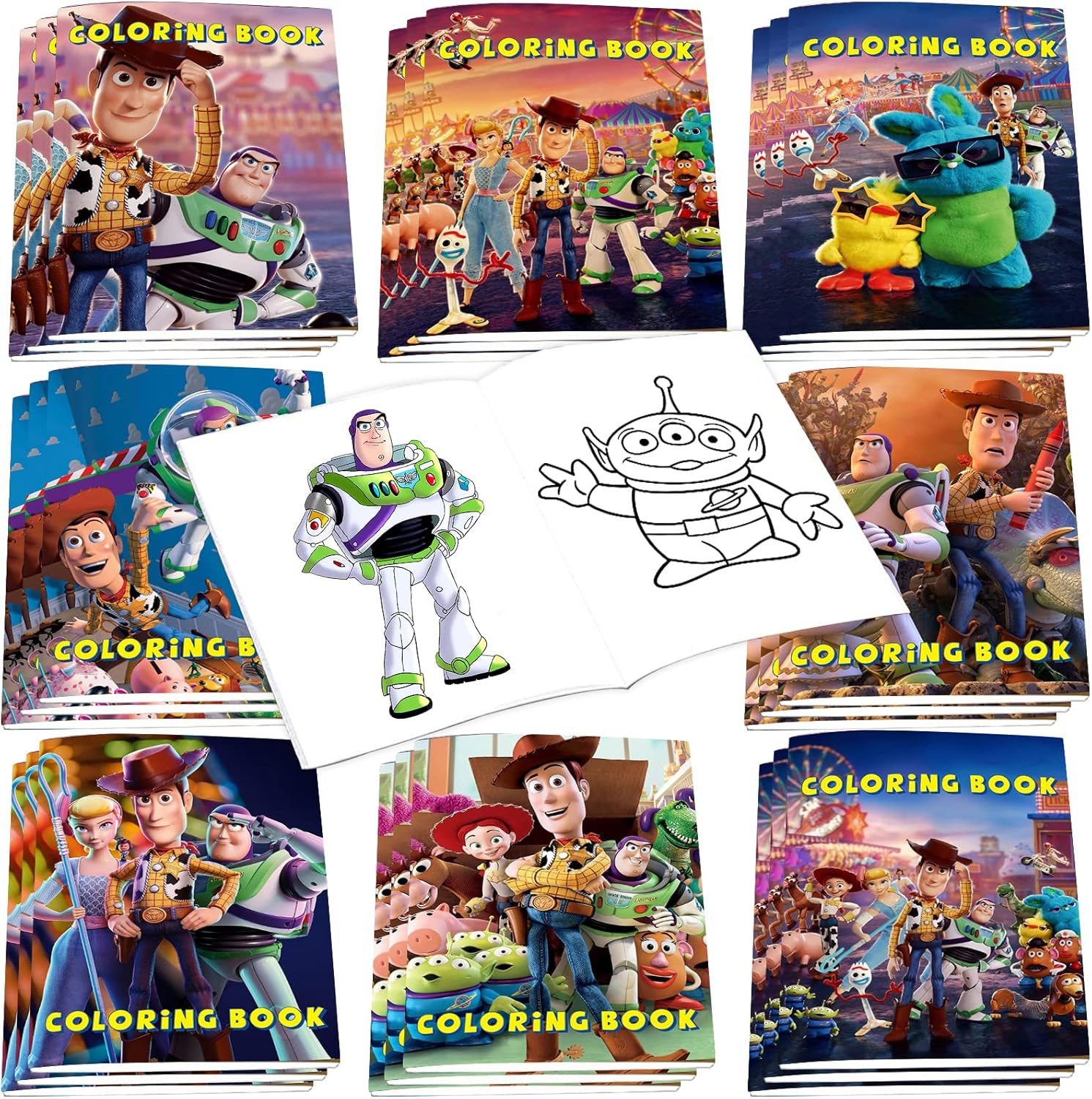 Juego de 24 libros de juguete para colorear a granel para niñas y niños ...