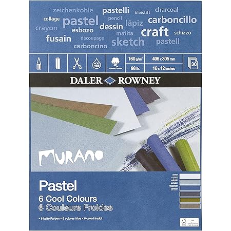 Clairefontaine - Ref 96016C - Pastelmat Pastel Card Pad No.1 (12 Sheets ...