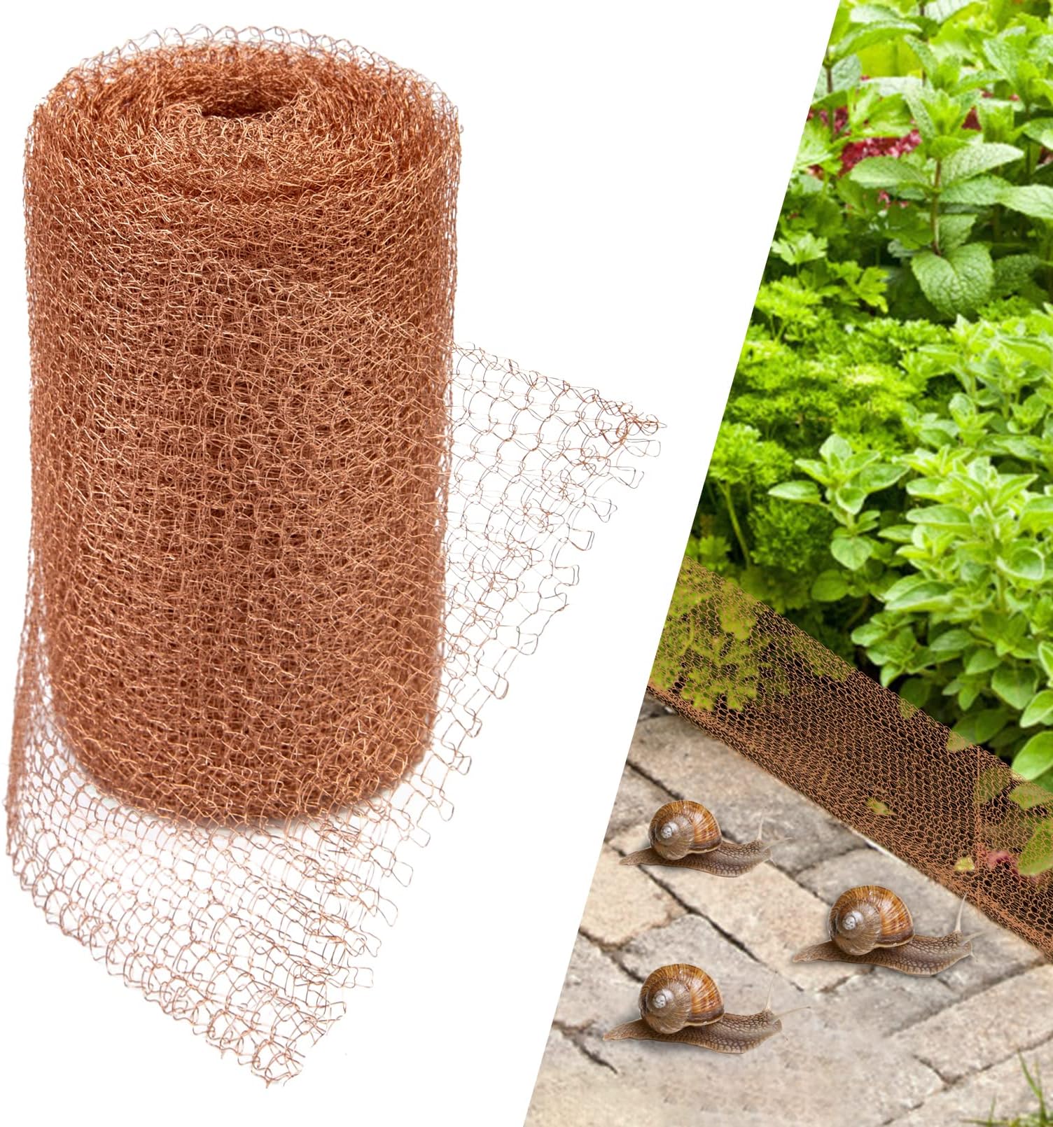 Stingmon Trap 6M Ruban cuivre Anti escargots Jardin Anti limace pour ...