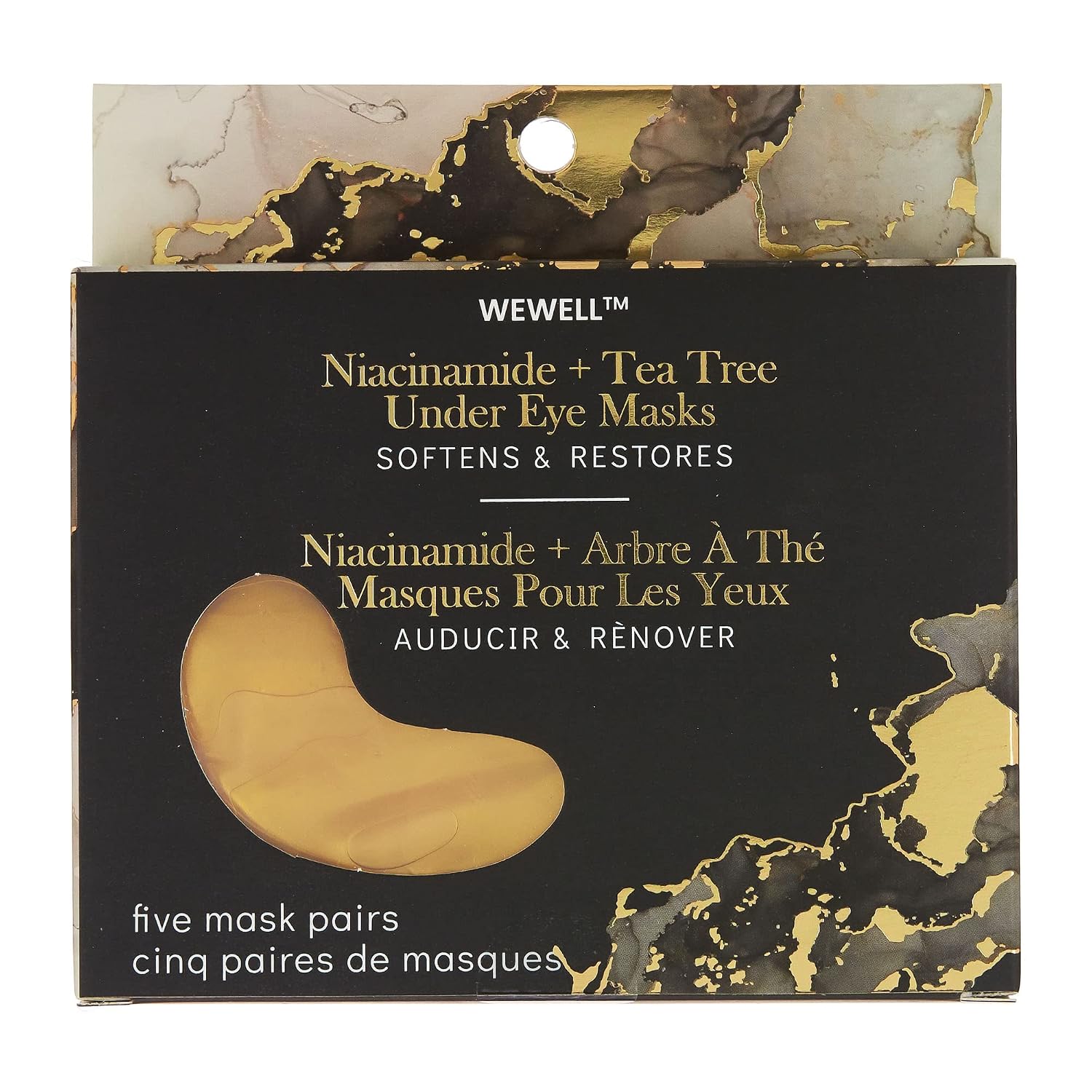Amazon.com : WEWELL Gold Under Eye Masks, Rejuvenating & Firming ...