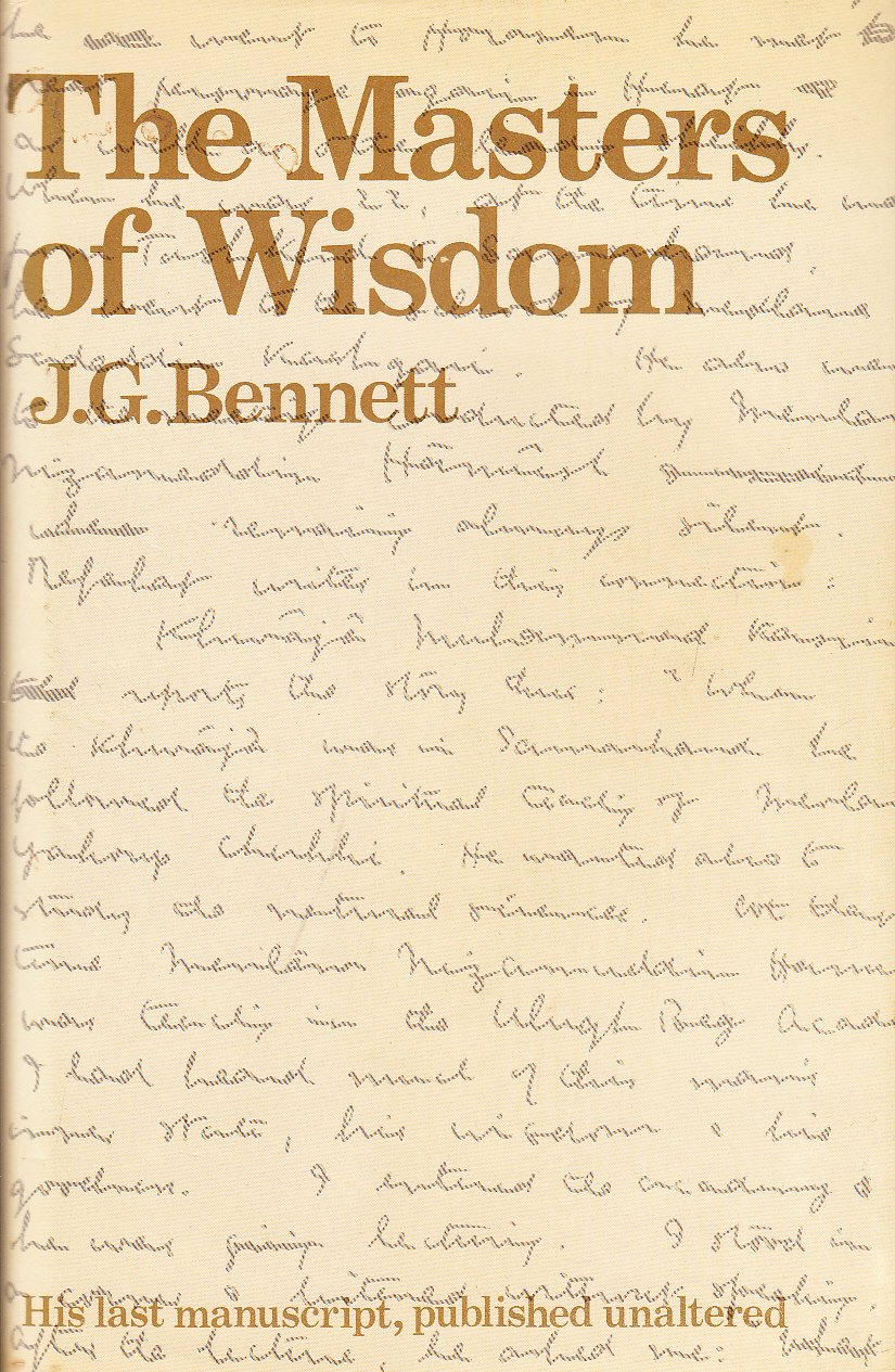 The masters of wisdom: Bennett, J.G.: 9780855000523: Amazon.com: Books
