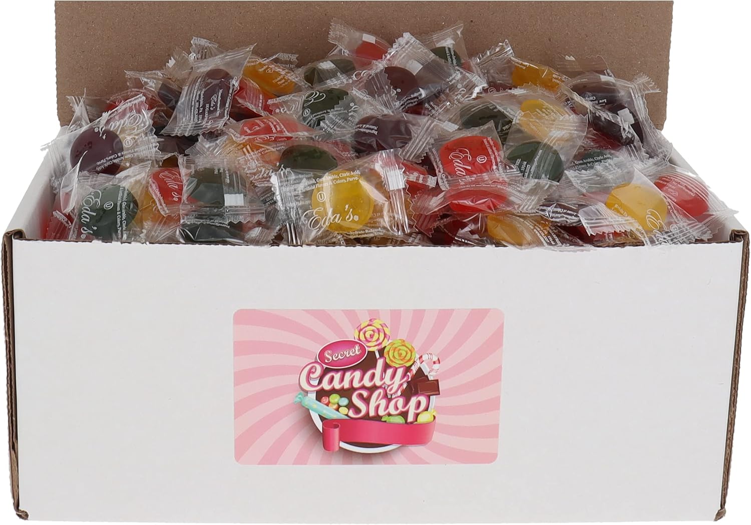 SECRET CANDY SHOP Eda's Sugar Free Hard Candy Zero Sugar Candies Bulk ...