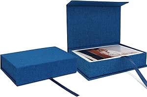 Amazon.com: Vienrose Linen 8" x 10" Photo Cases and Postcard Keeper ...