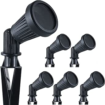 SEVEN LIGHTING Aluminum Landscape Spotlights, 12V AC/DC, 36° Beam Angle ...
