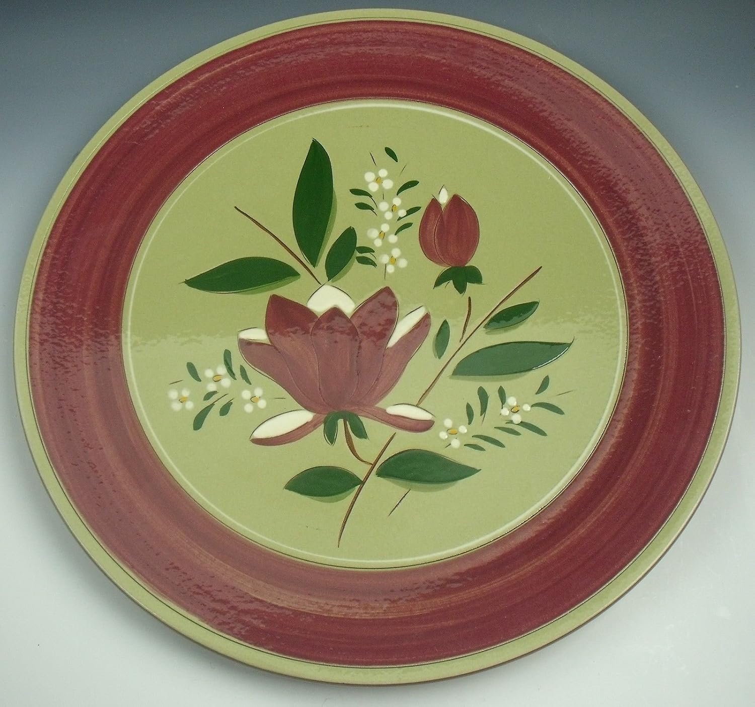 Amazon.com | Stangl Pottery MAGNOLIA Chop Plate/Round Platter EXCELLENT ...