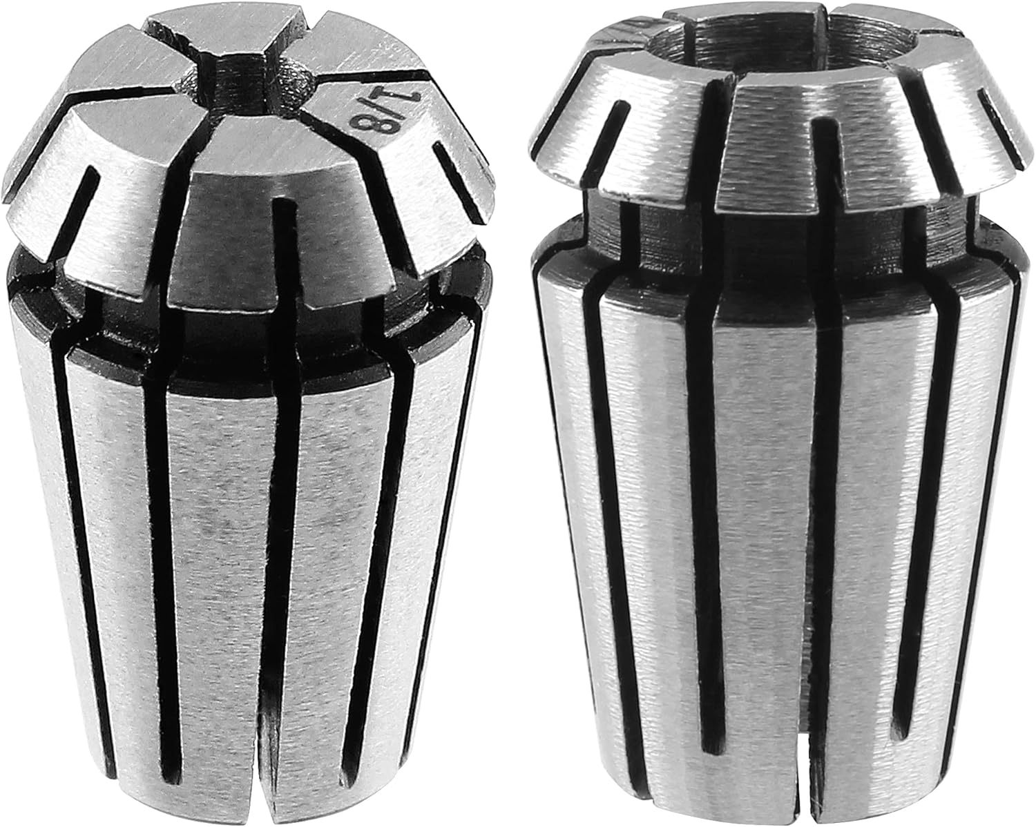 Lanzeuta 1/4" & 1/8" ER11 Spring Collet, High Precision ER11 Collet ...