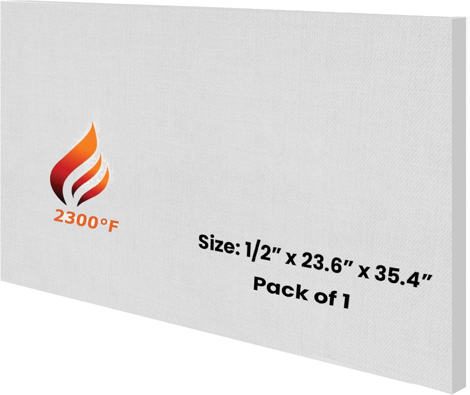 Amazon.com: Ceramic Fiber Insulation Board - 1/2" x 23.6" x 35.4 ...