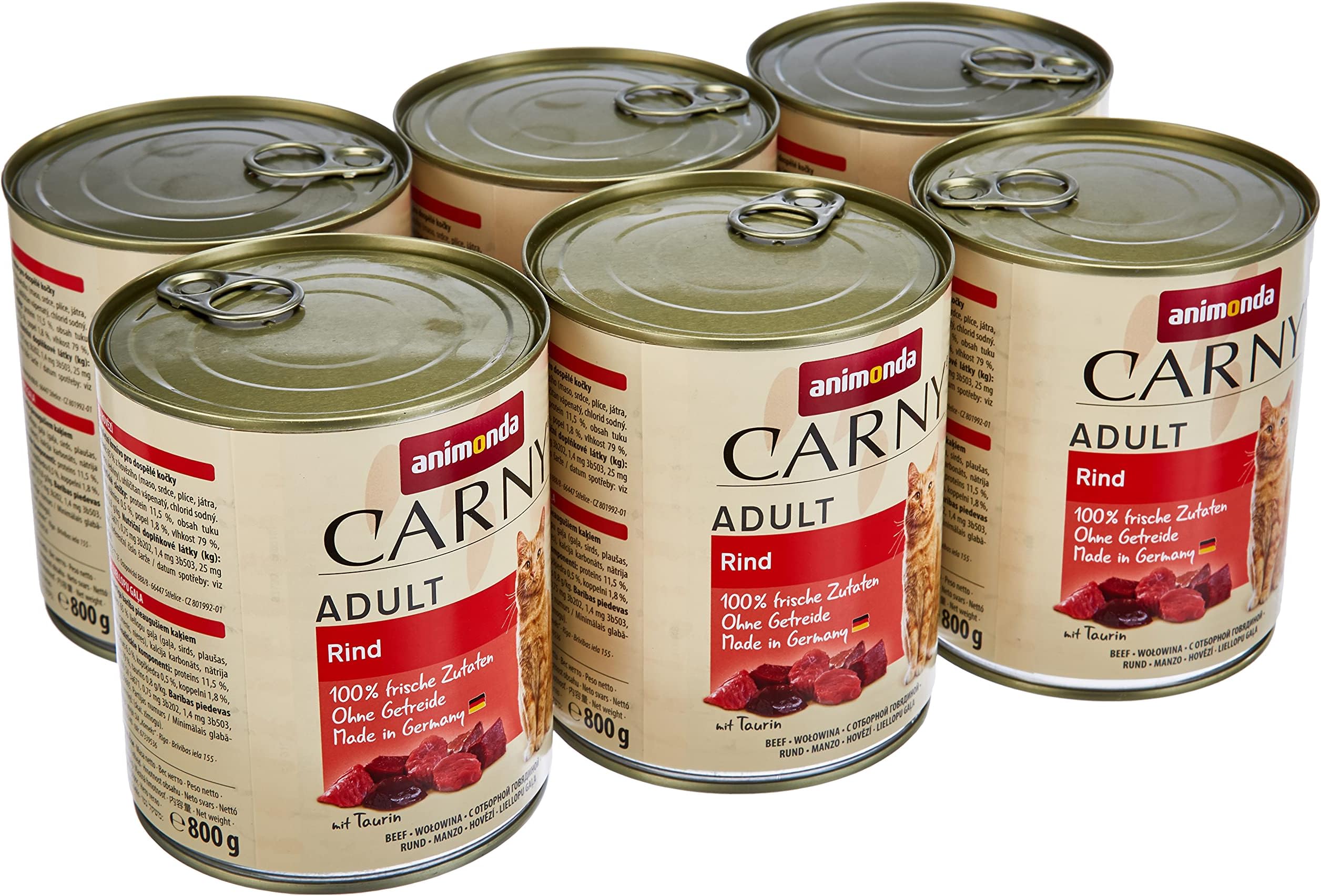 animonda Cat Carny Adult Multipack | 8 x 85g Wet Cat Food : Amazon.co ...