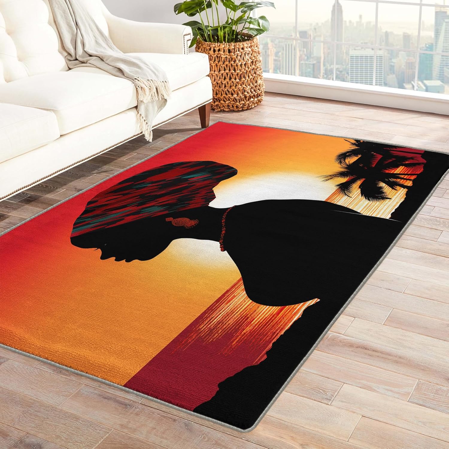 Amazon.com: African Women Rug & Home Decor - 2x3 Rug, Afro Rugs for ...