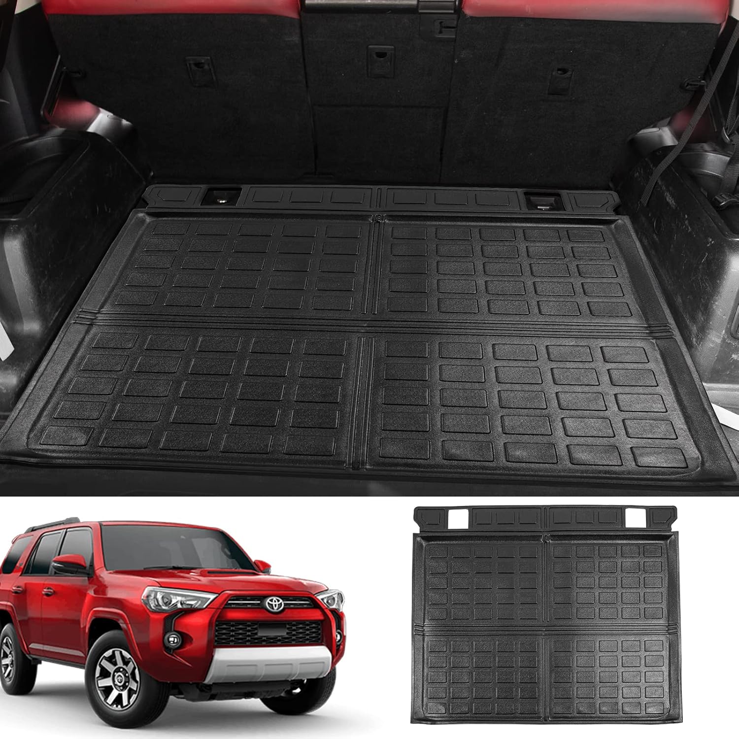 Amazon.com: powoq Fit 2010-2023 Toyota 4Runner Trunk Mat TPE Material ...