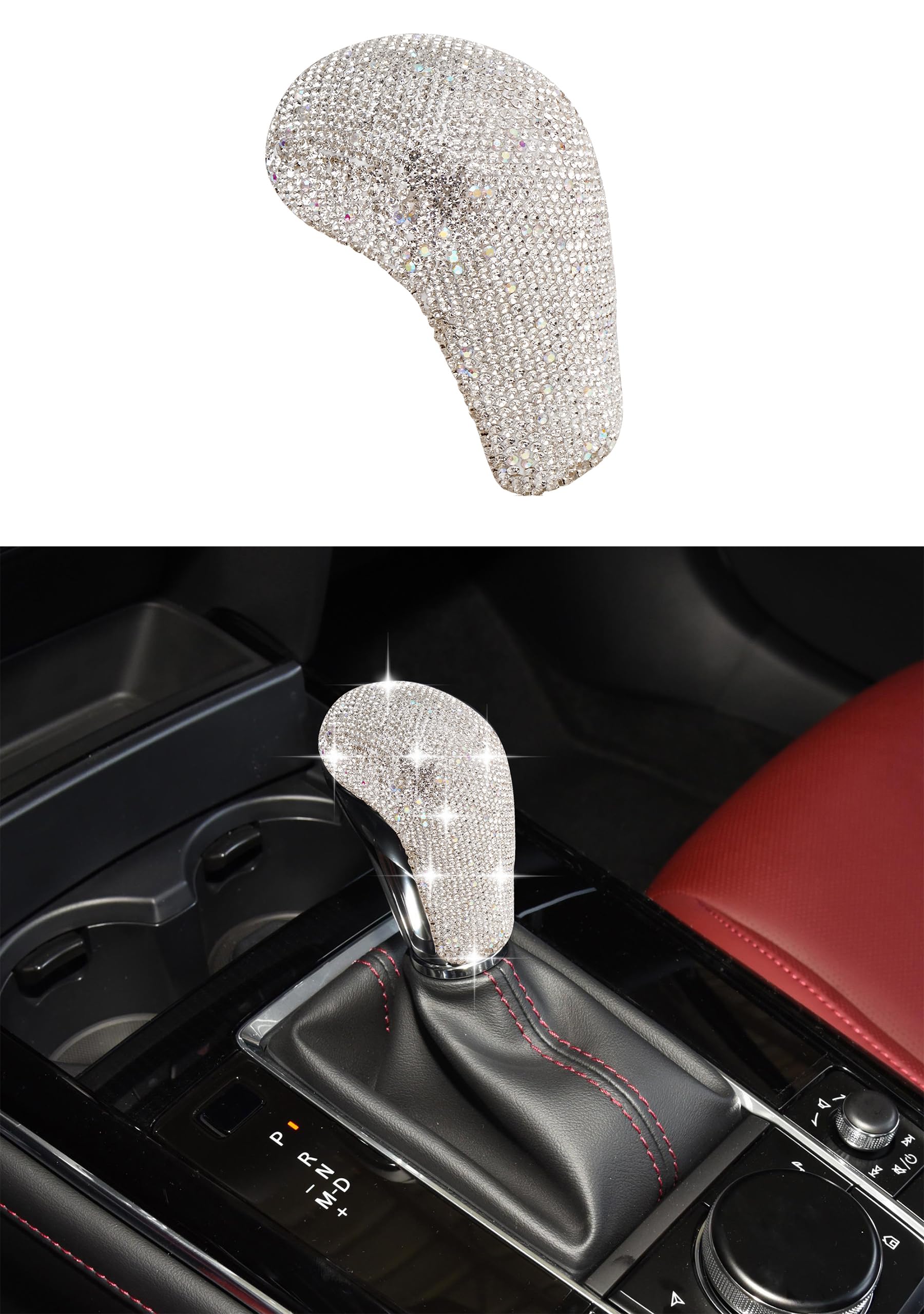 Amazon.com: CONGCONG for Mazda Gear Box Shifter Bling Crystal Accessory ...