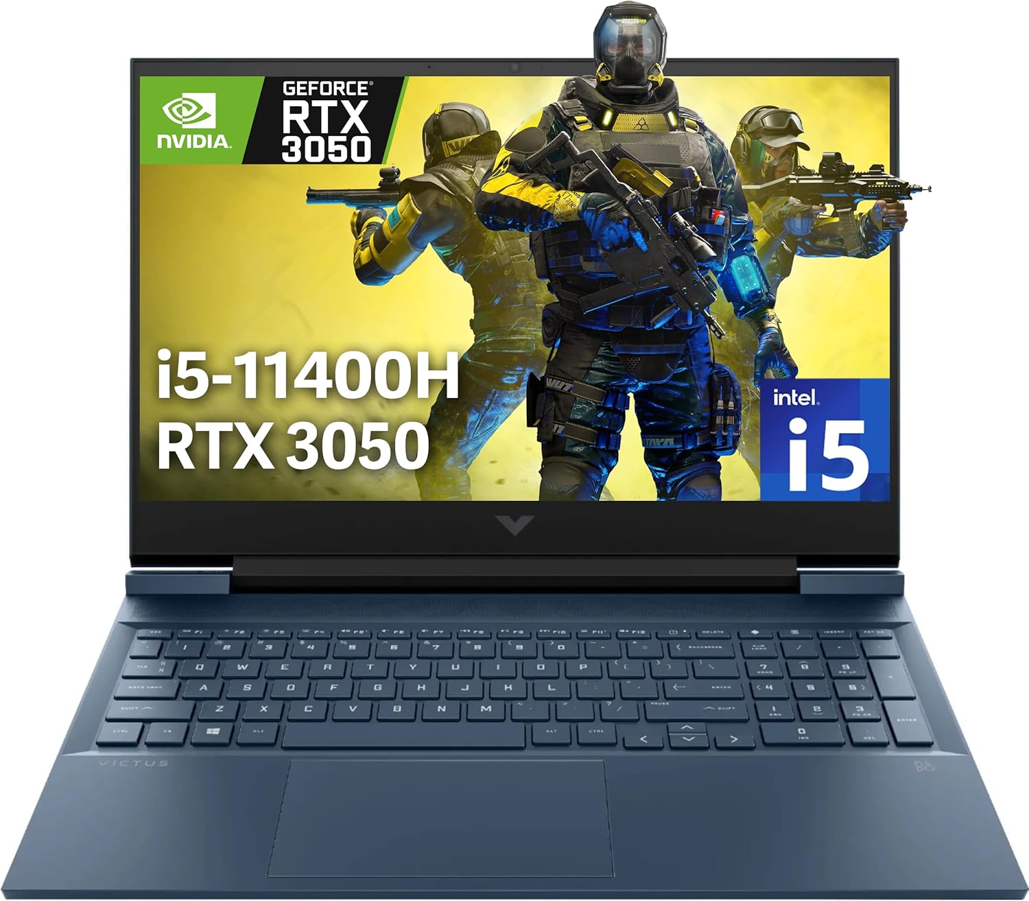Amazon.com: HP Victus 16.1" FHD IPS Gaming Laptop, Intel i5-11400H ...