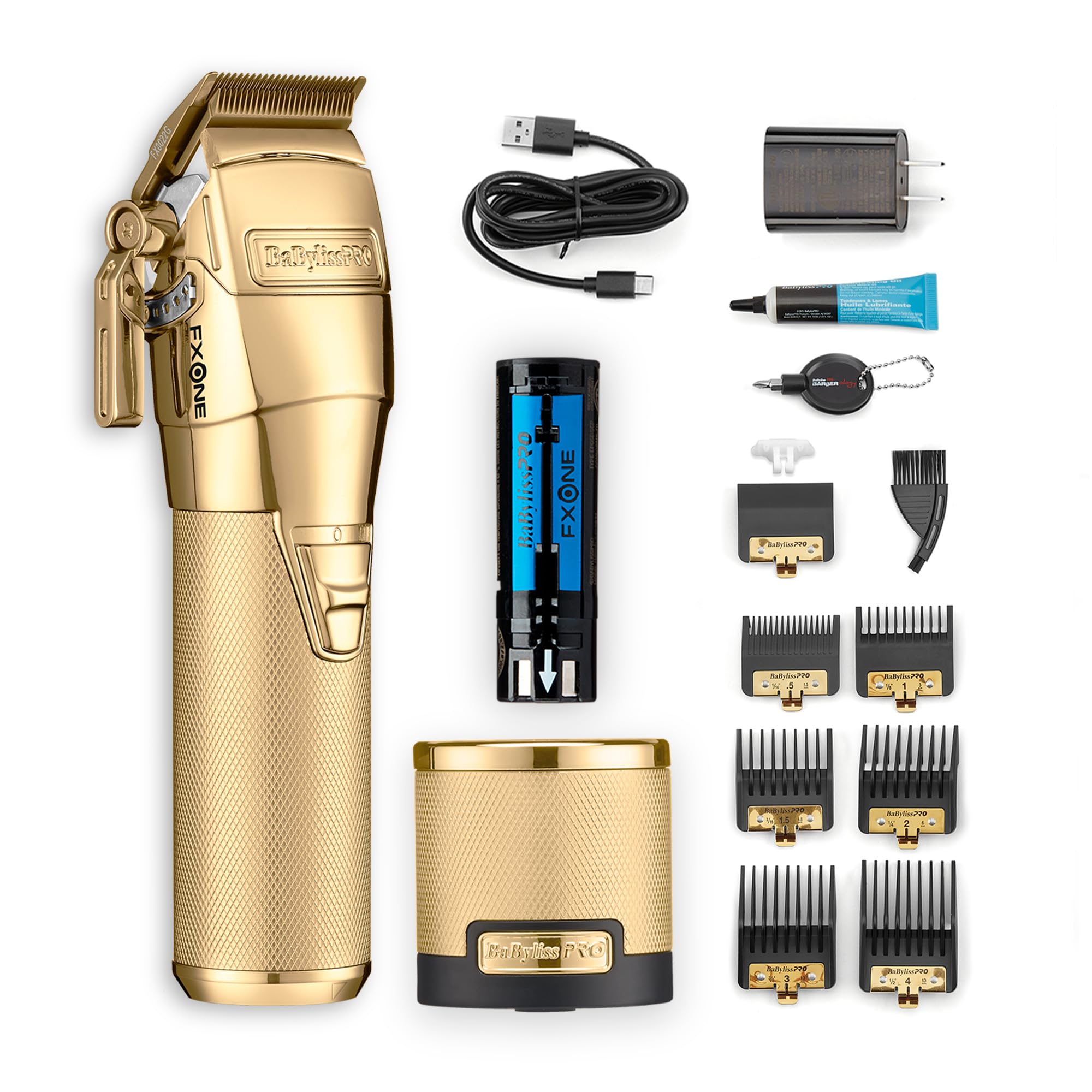 Amazon.com: BaBylissPRO FXONE GOLDFX All Metal Clipper : Beauty ...