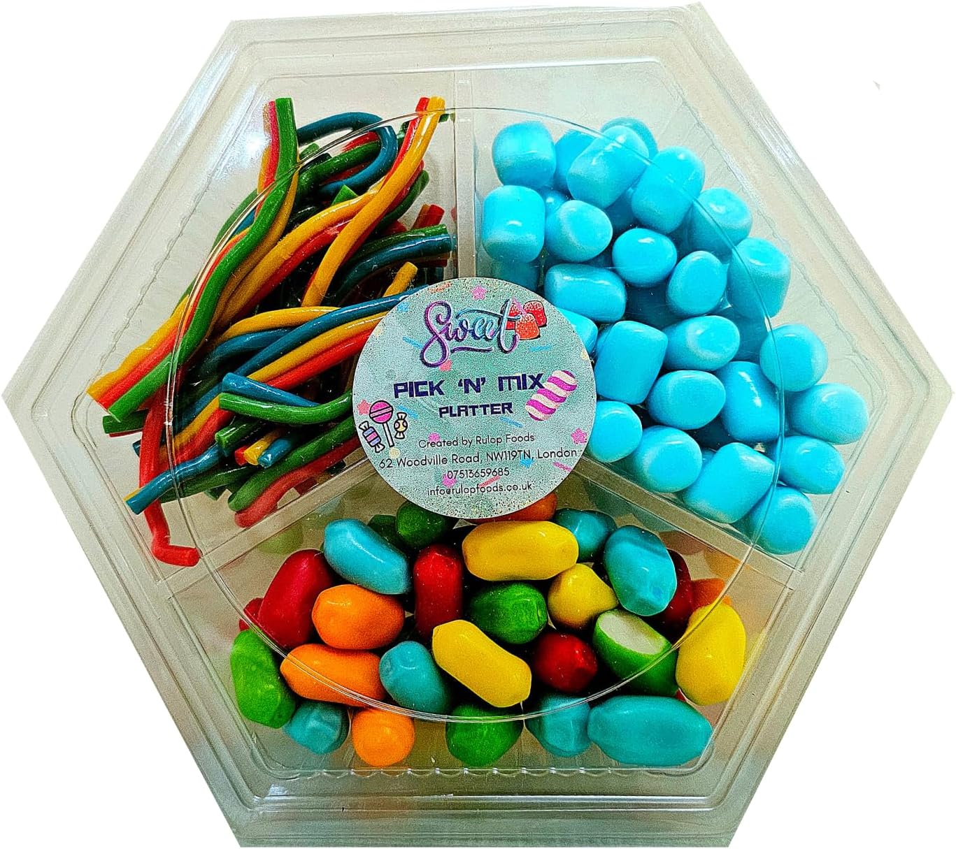 Rulop Sweets Gift Platter, Pick and Mix Sweet Gift Hamper Platter ...