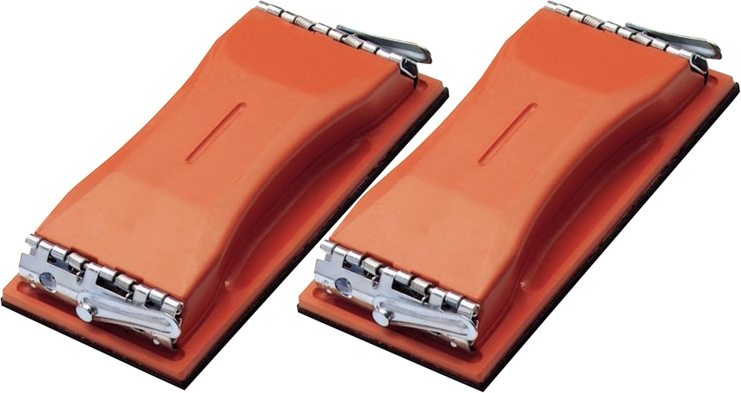 2 large hand grinder grinding blocks with clamps : Amazon.co.uk: Automotive