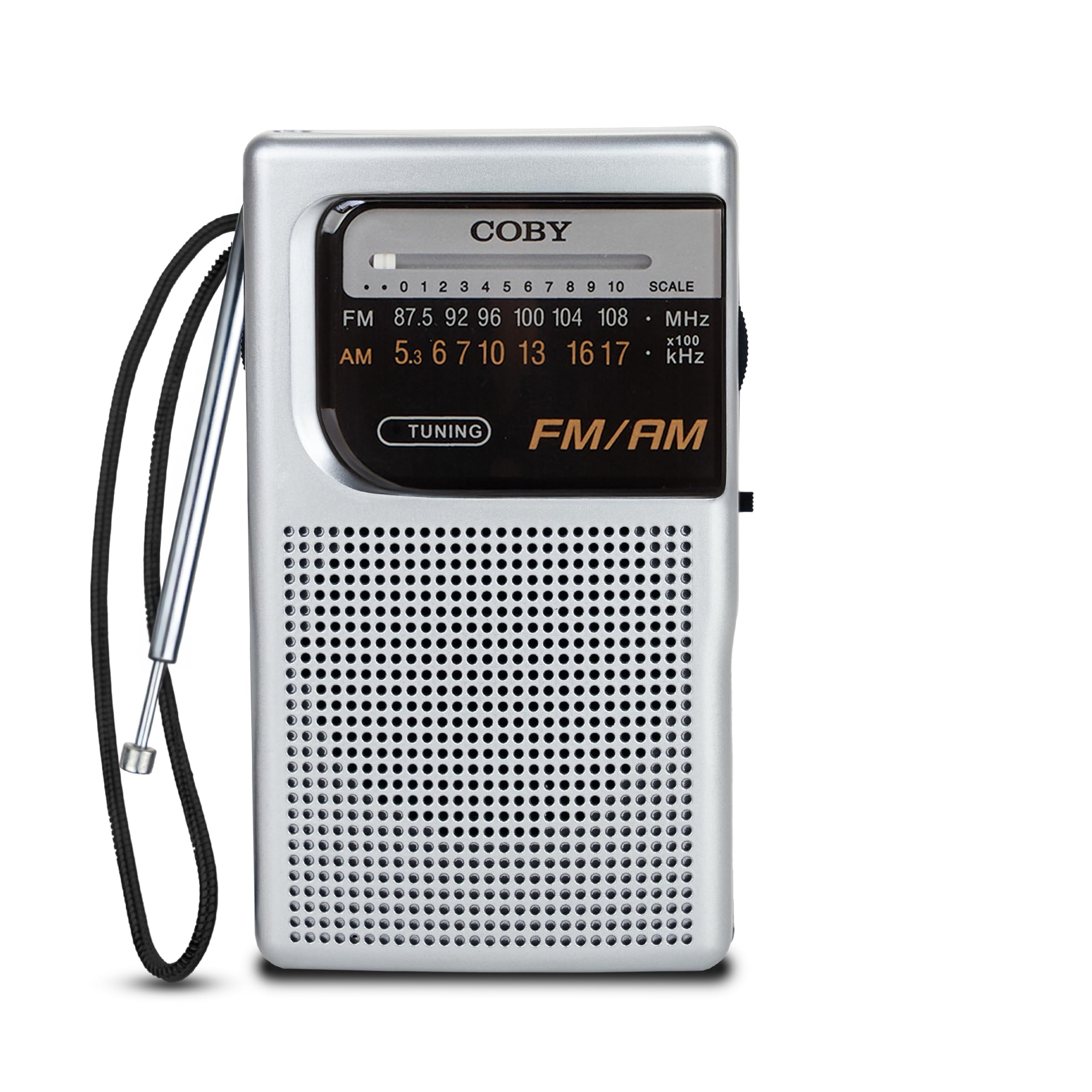 Amazon.com: Coby Portable Radio, AM/FM, Pocket Radio, 800-HR Battery ...