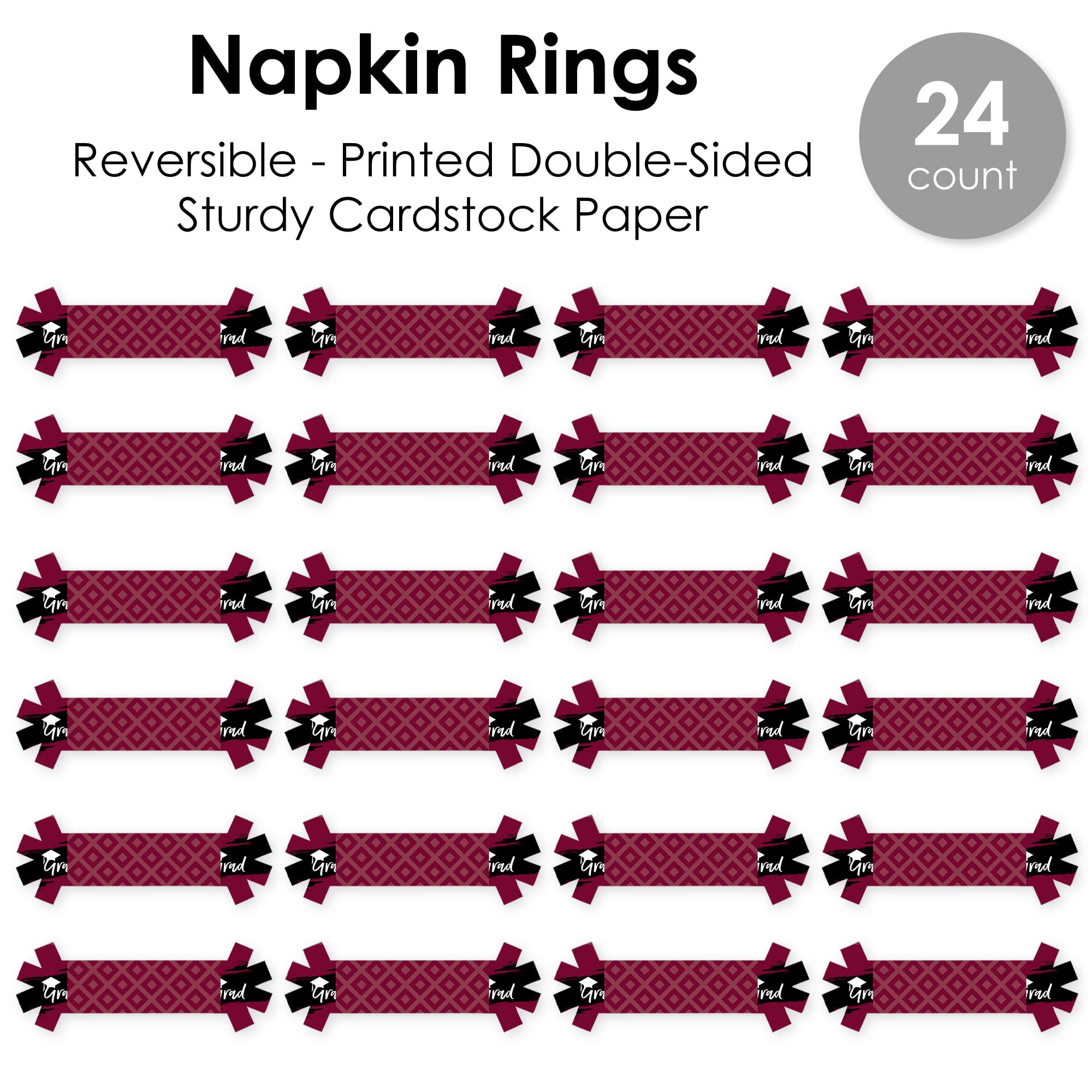 Paper Printable Napkin Ring Template
