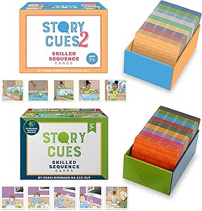 Amazon.com: SkillEase Story Cues and Story Cues 2 Bundle, Higher Level ...