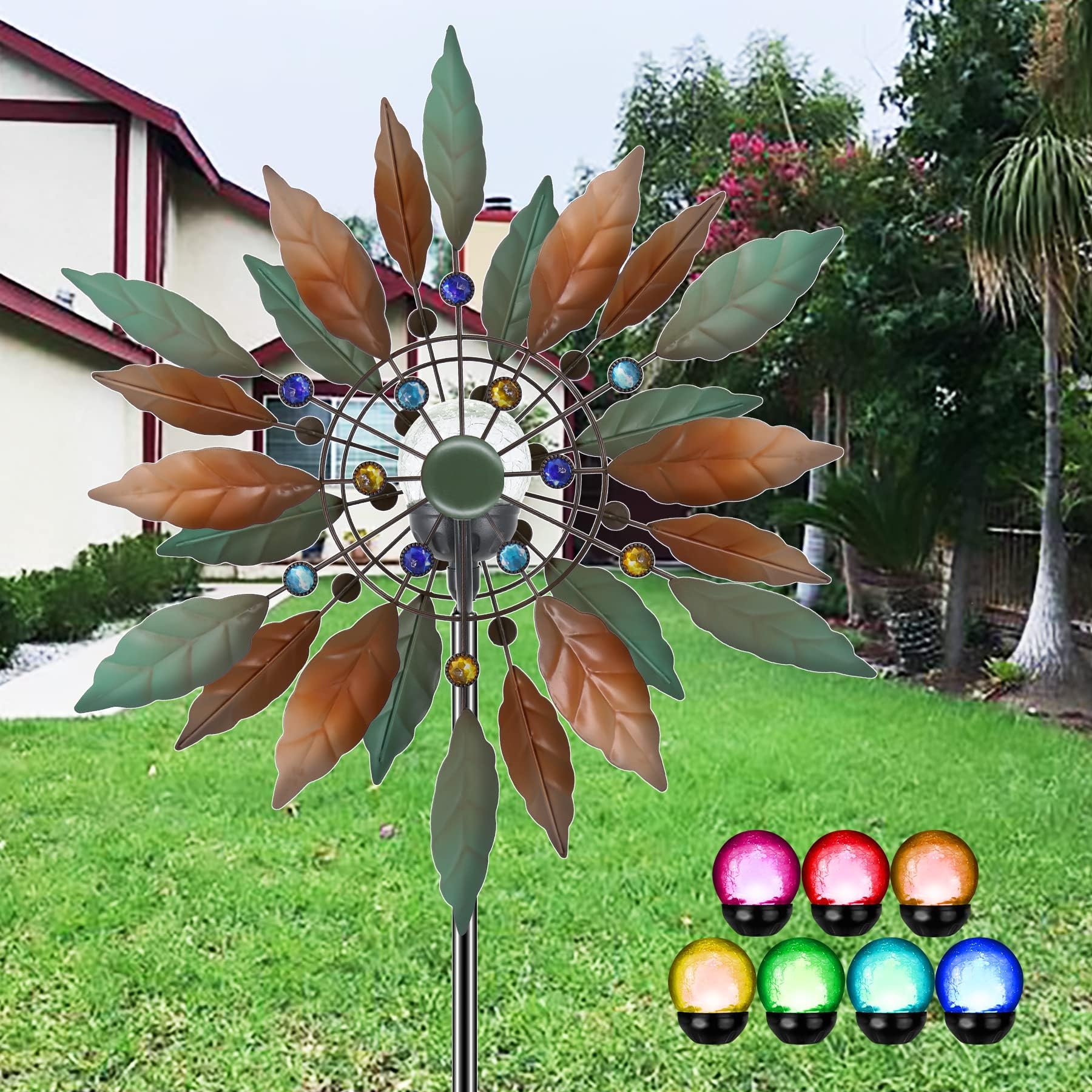 Amazon.com: Solar Wind Spinner Retro Spinner, Solar Wind Spinner ...