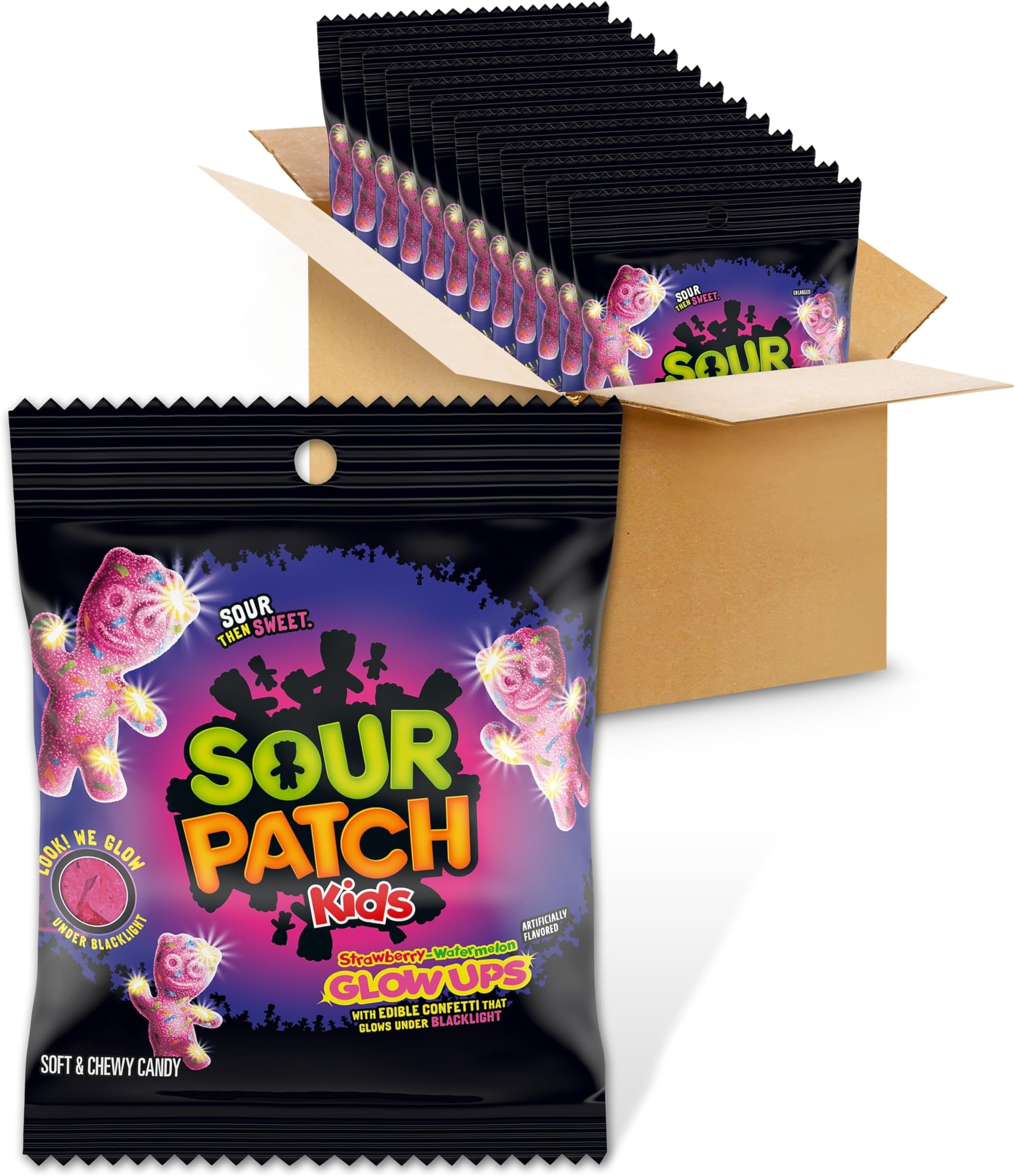 Amazon.com : SOUR PATCH KIDS Lemonade Fest Soft & Chewy Candy, 8.02 oz ...