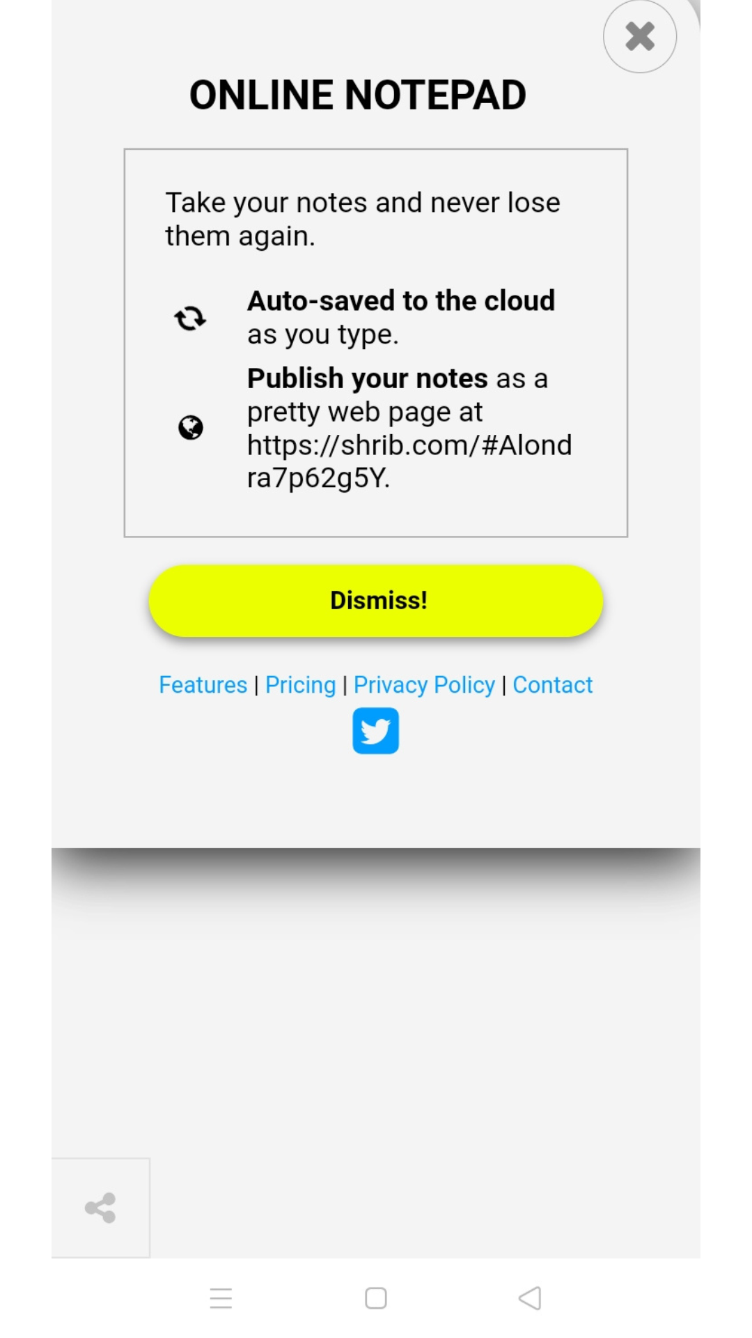 Shrib Notepad - App on Amazon Appstore