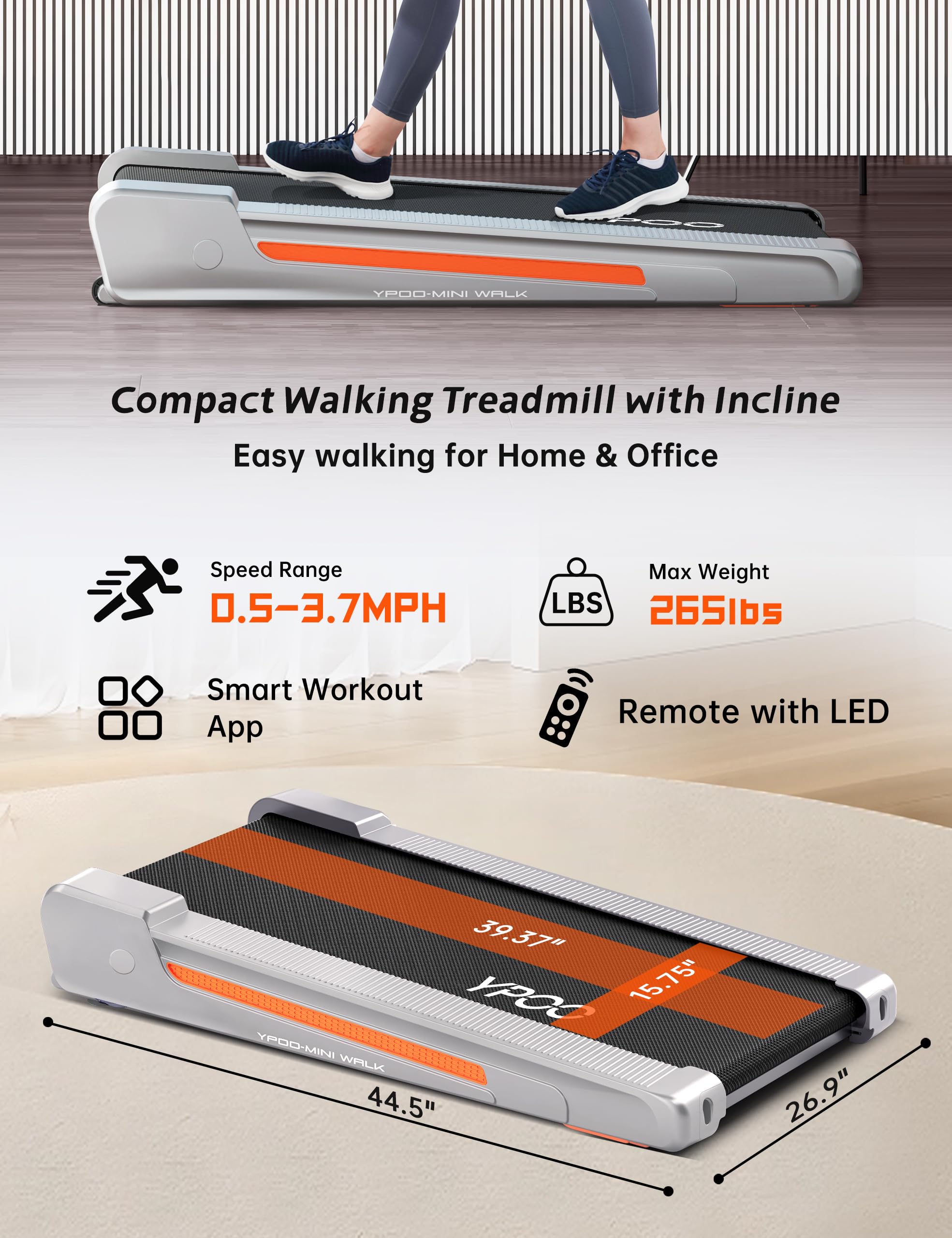 Snapklik.com : YPOO Walking Pad