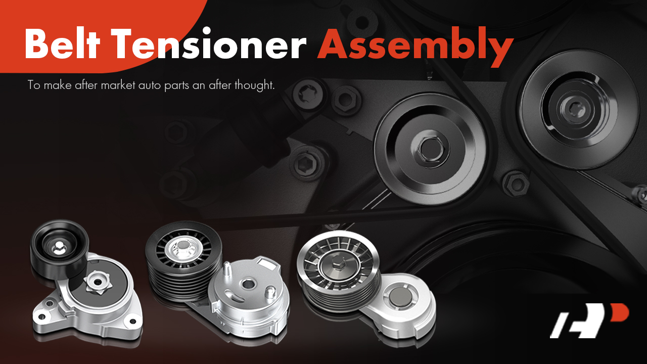 Watch A-Premium Accessory Drive Belt Tensioner Pulley Assembly on ...