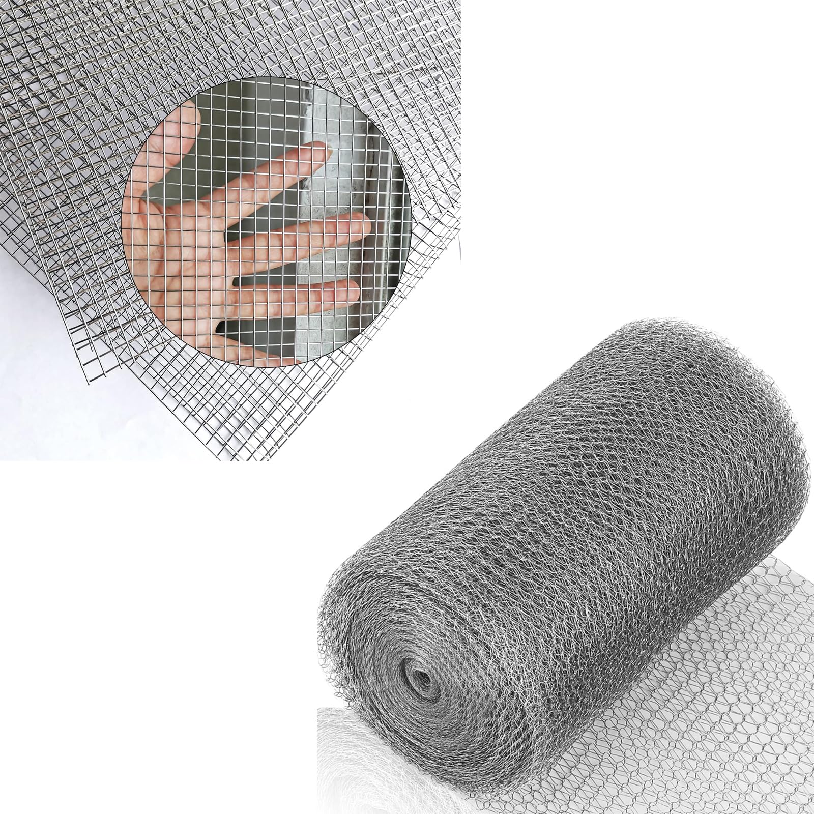 Amazon.com: Valchoose SS Wire Mesh, 4 Mesh Completely Welded and 5”X 30 ...