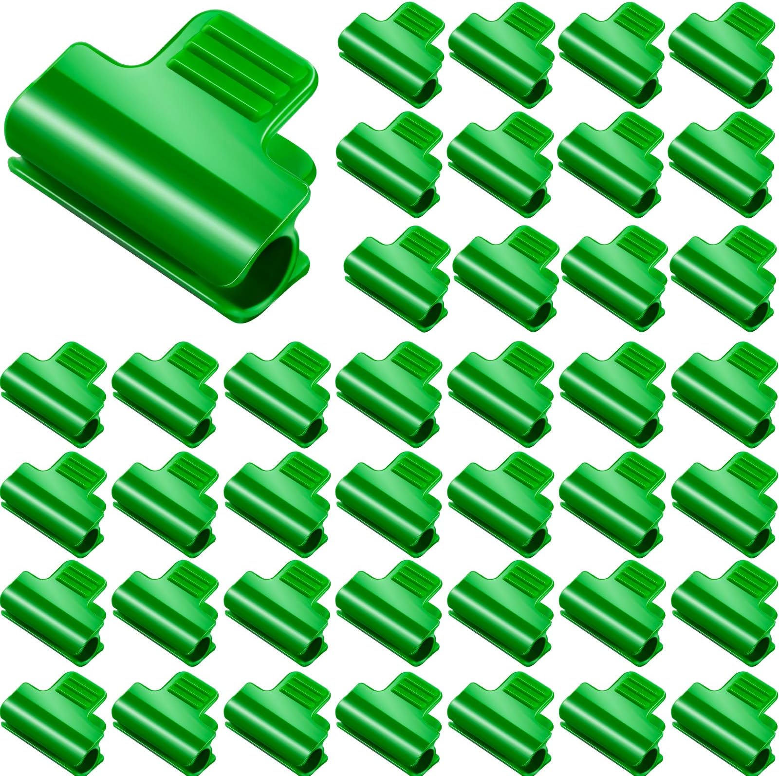 Amazon.com: Patelai 40 Pieces Greenhouse Clamps Film Row Cover Netting ...