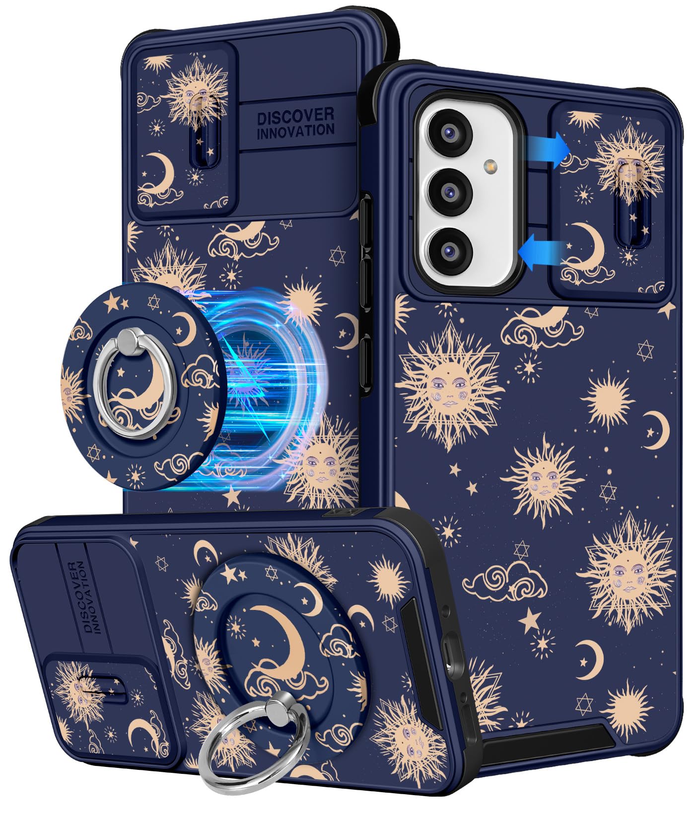 Amazon.com: Buleens for Samsung Galaxy A54 5G Case 6.4 Inch - with Ring ...