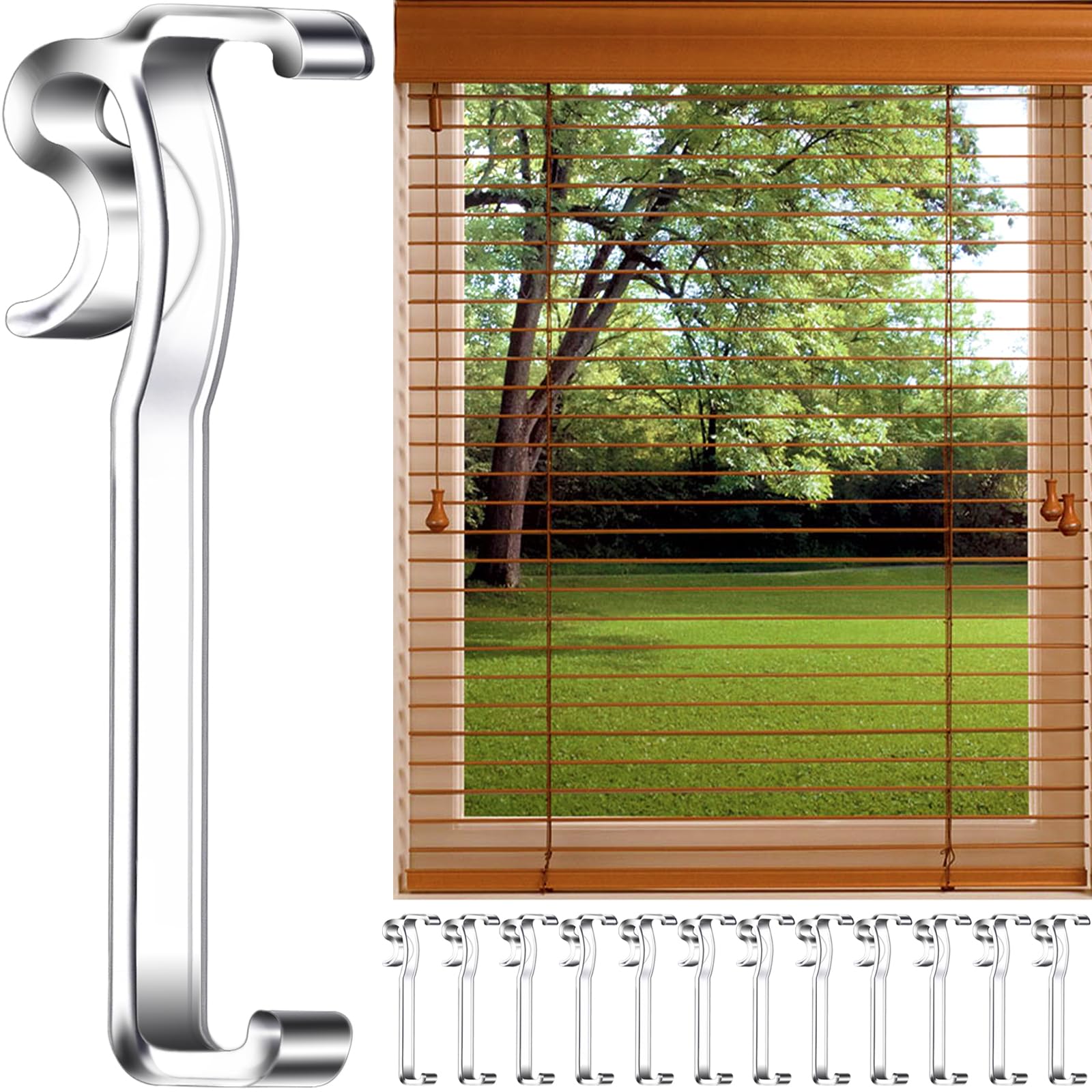 Amazon.com: Valance Clips for Blinds, 3 Inch Valance Clips, Clear ...