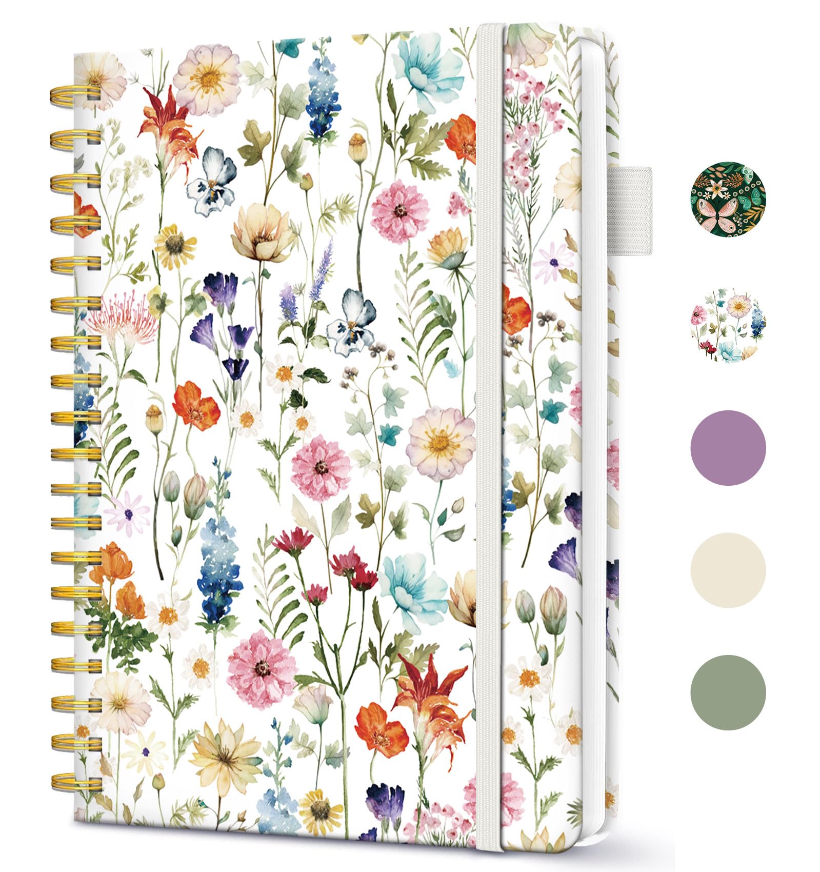 Amazon.com : Password Book with Alphabetical Tabs, 5.5" x 6.7" Spiral ...