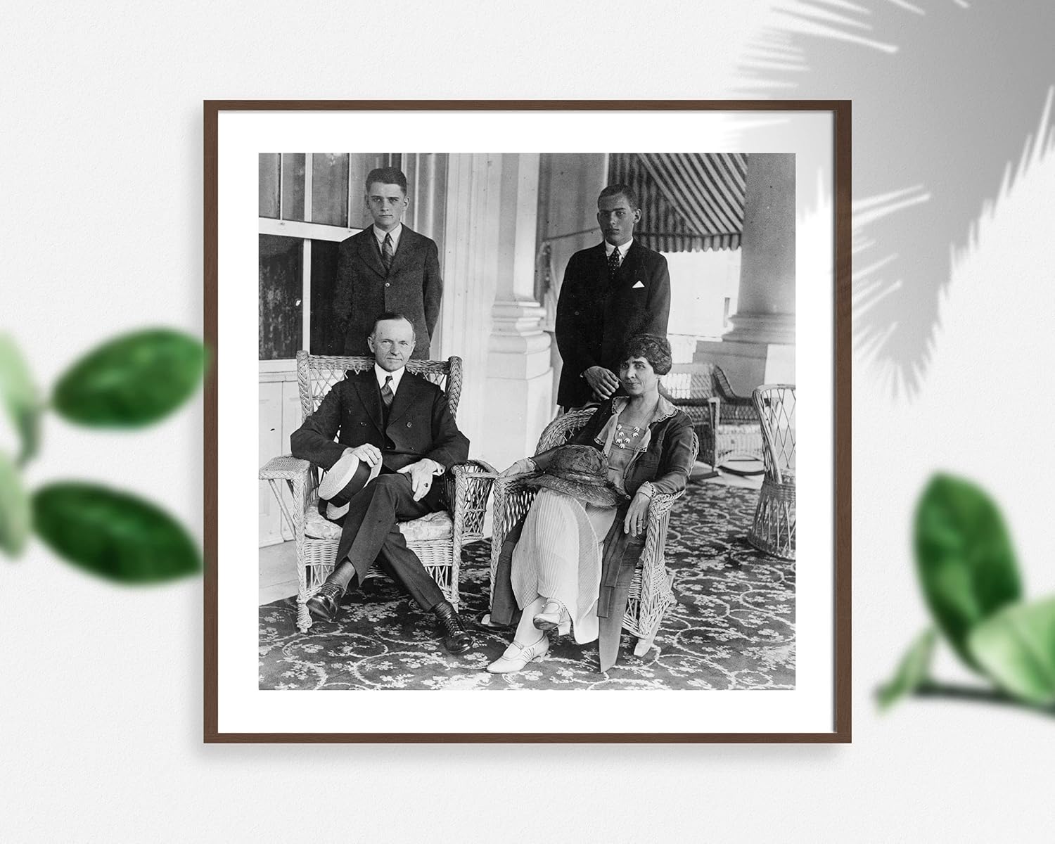 Amazon.com: 1924 June 30 photo President and Mrs. Coolidge, full-length ...