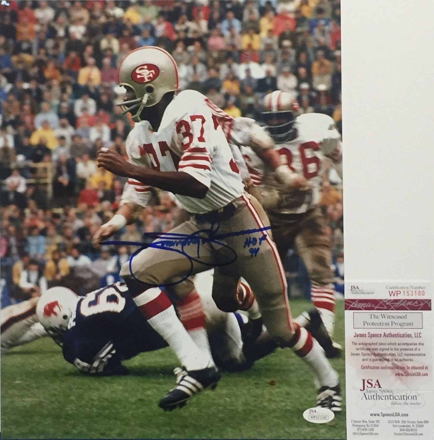 Jimmy Johnson Signed San Francisco 49ers 11x14 Photo "HOF 94" WP153180 ...