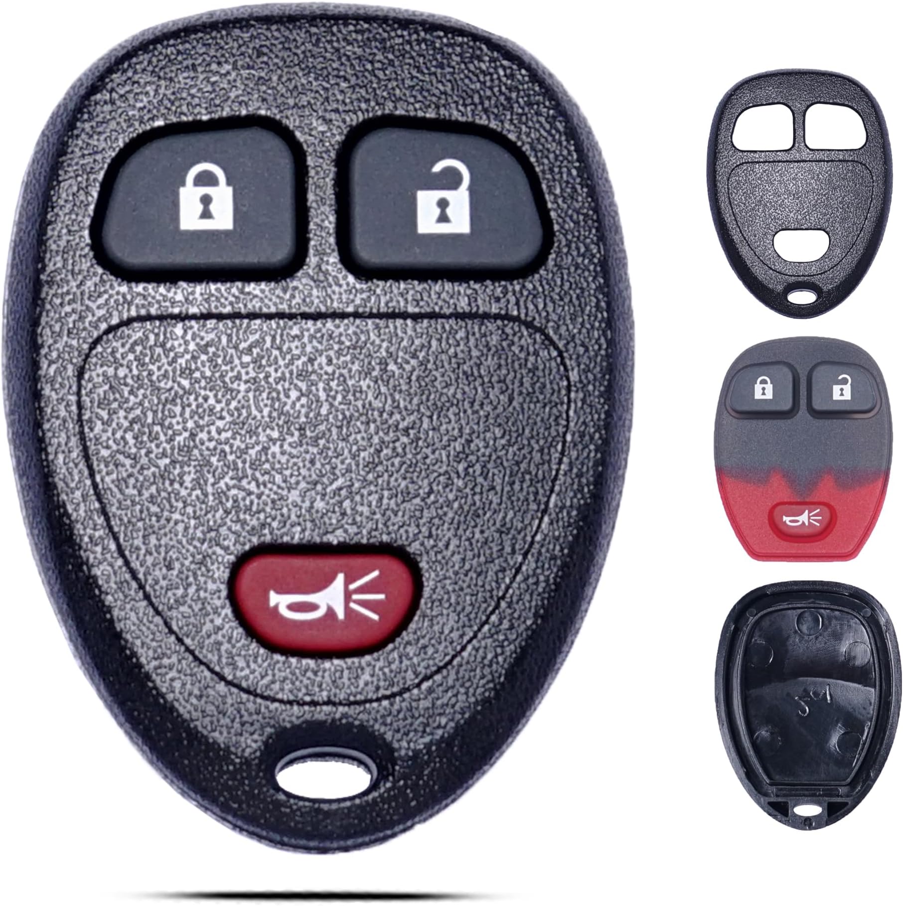 Amazon.com: SUPALAND Key Fob Shell Case Fits for Chevy Silverado Tahoe ...