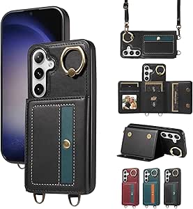 Amazon.com: Furill Phone Case for Samsung Galaxy A54 5G Wallet Cover with Crossbody Shoulder ...