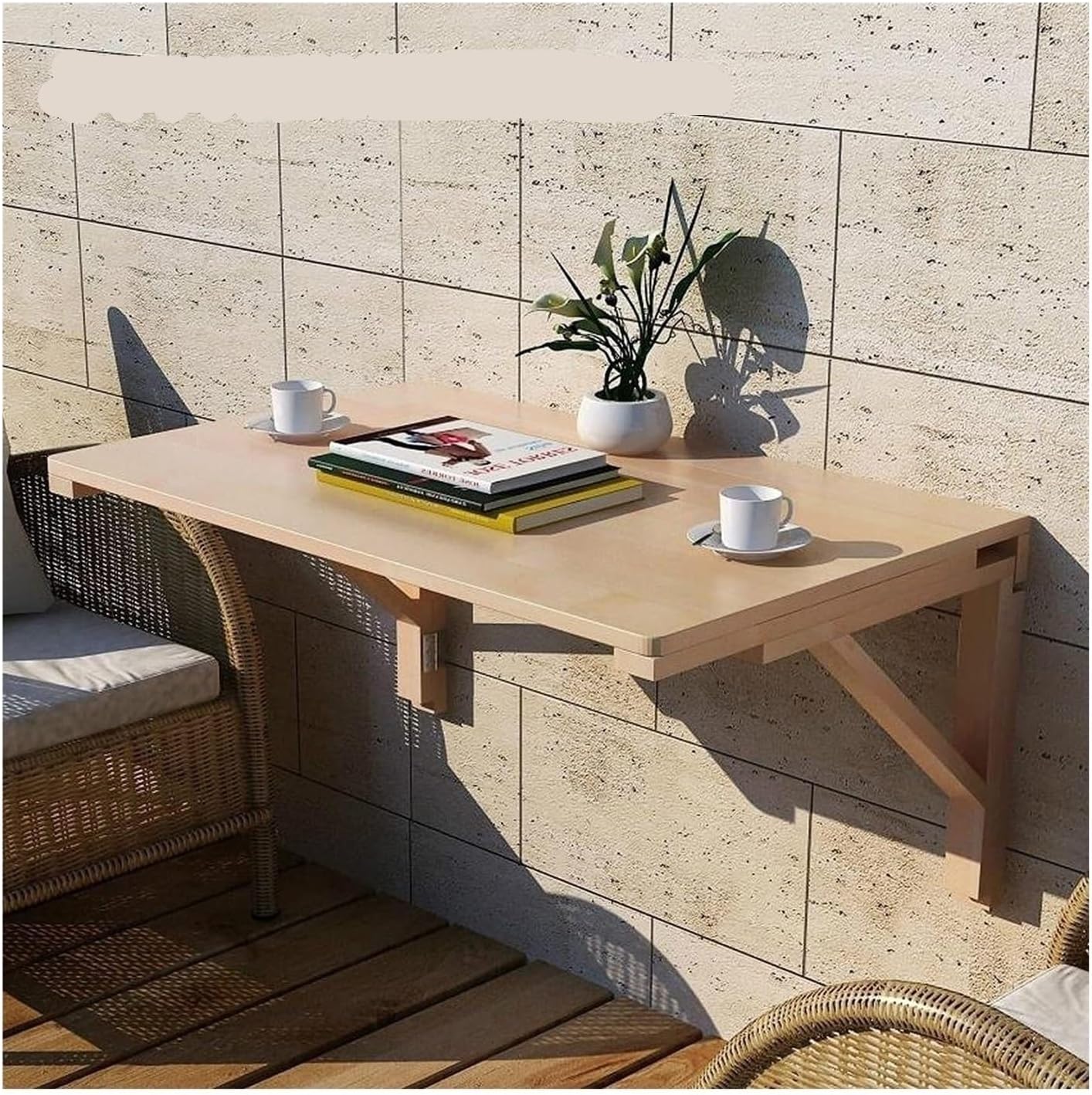 PZOFERLIN Wall Mounted Folding Leaf Table Wall Mounted Extendable ...