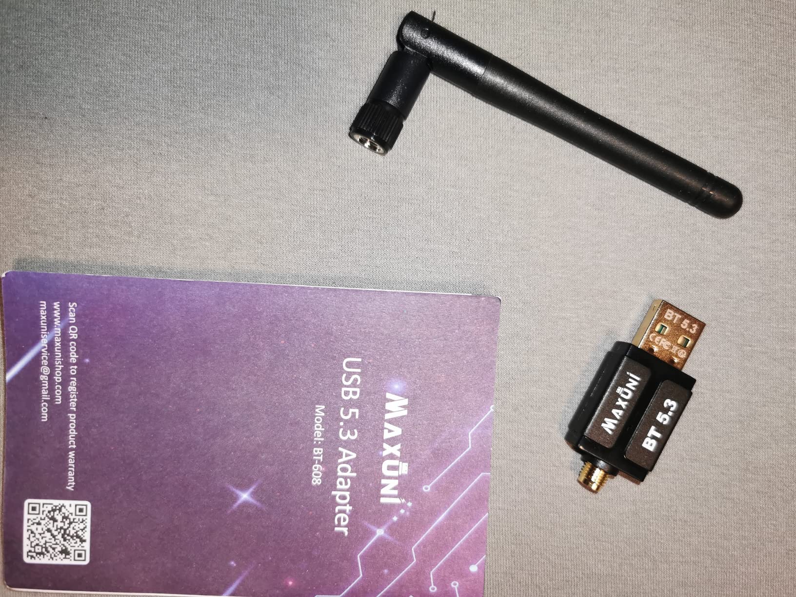 Maxuni Bluetooth USB, Bluetooth Adapter Dongle 5.3, Langstrecken ...