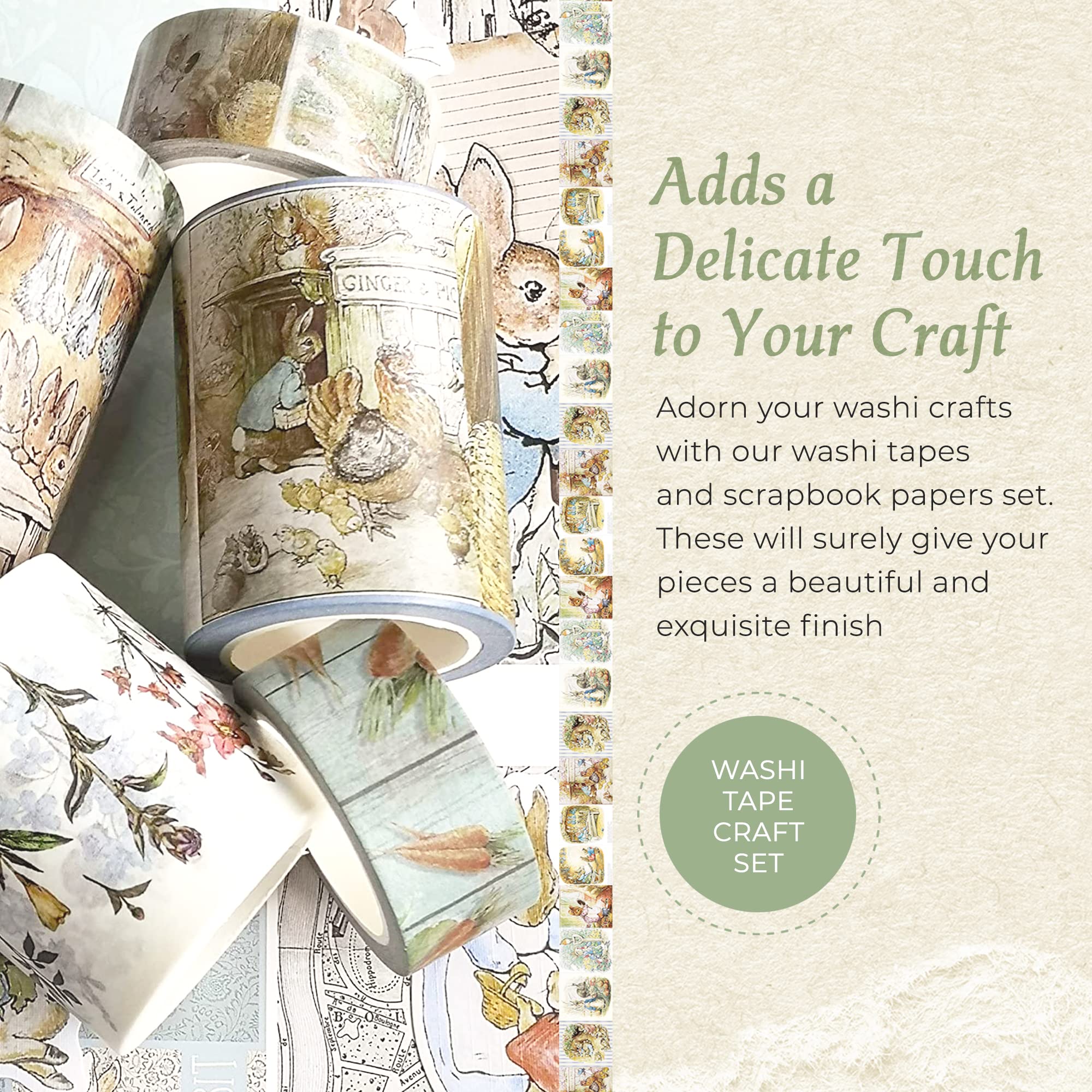 Peter Rabbit Scrapbook Paper Tutorial 2/4 Peter Rabbit Folio Mini