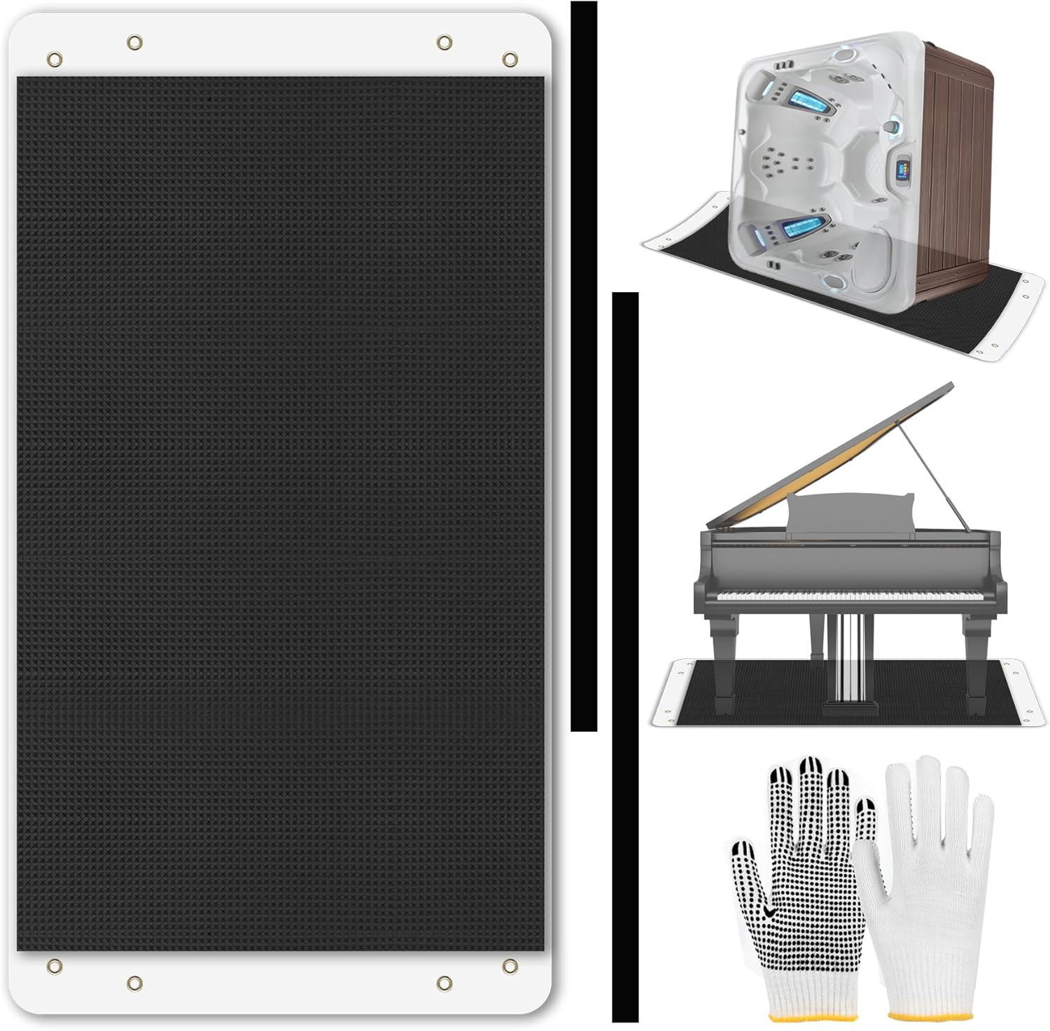 Amazon.com: Large Multi-Purpose Drag Sled,Yard Drag Mat with Pull ...