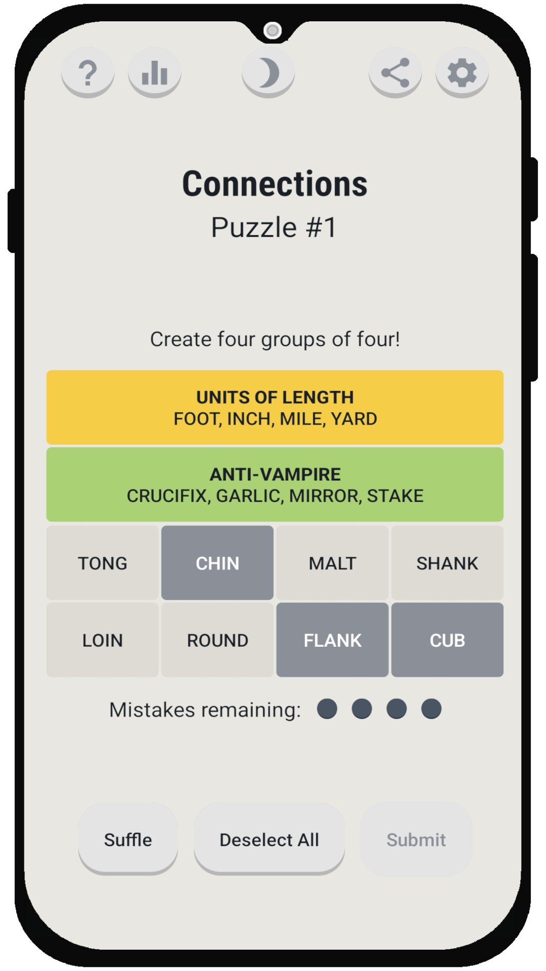 Connections: Find groups of four words - App on Amazon Appstore