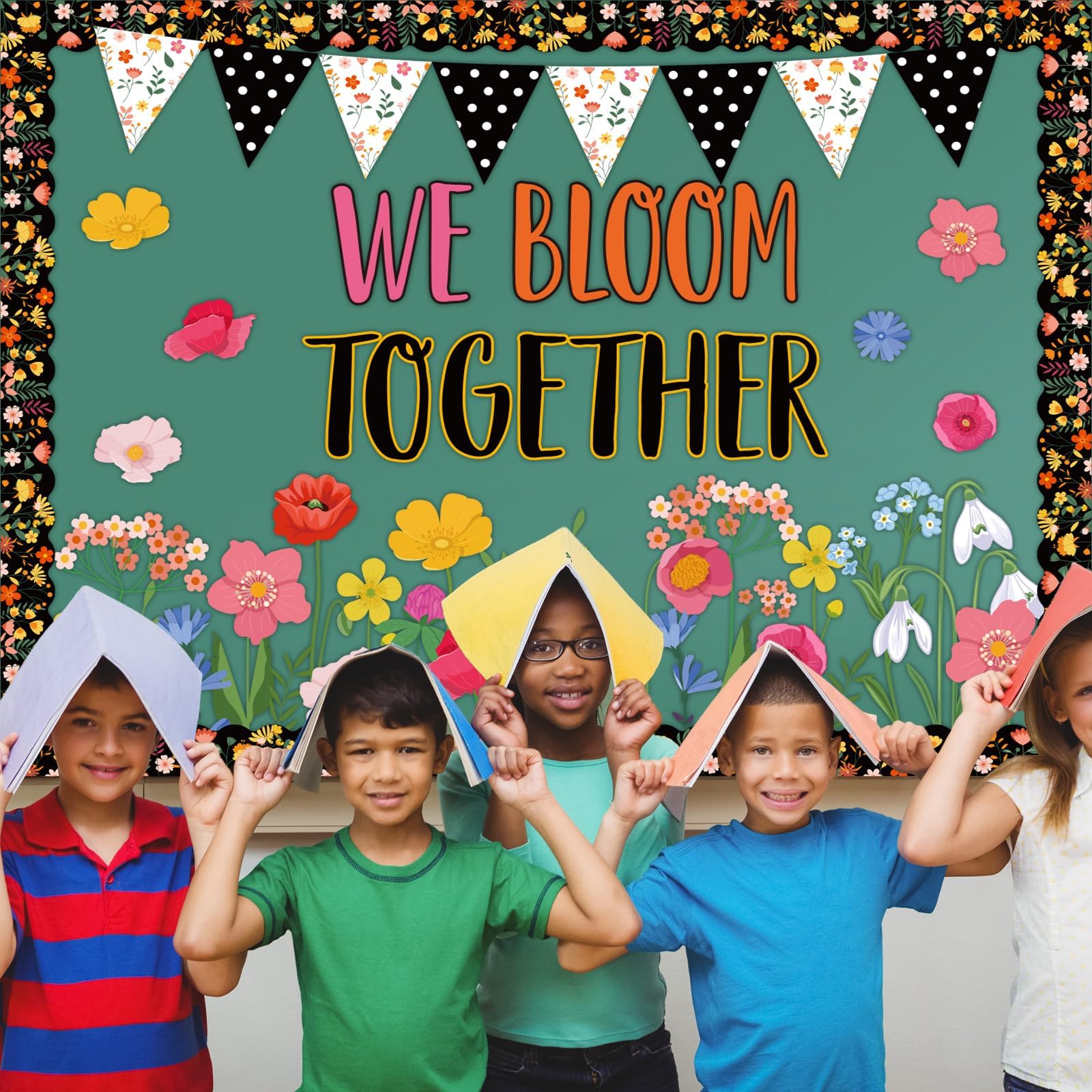 Snapklik.com : Flower Classroom Bulletin Board