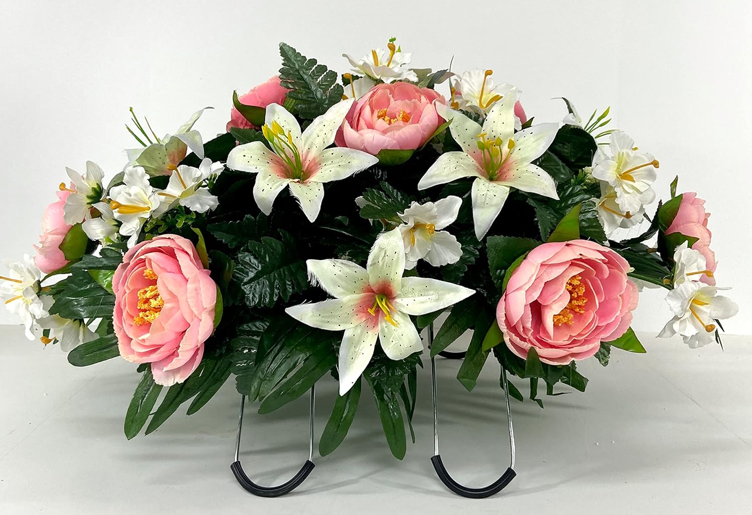 Amazon.com: Spring or Easter Cemetery Flowers for Headstone and Grave ...