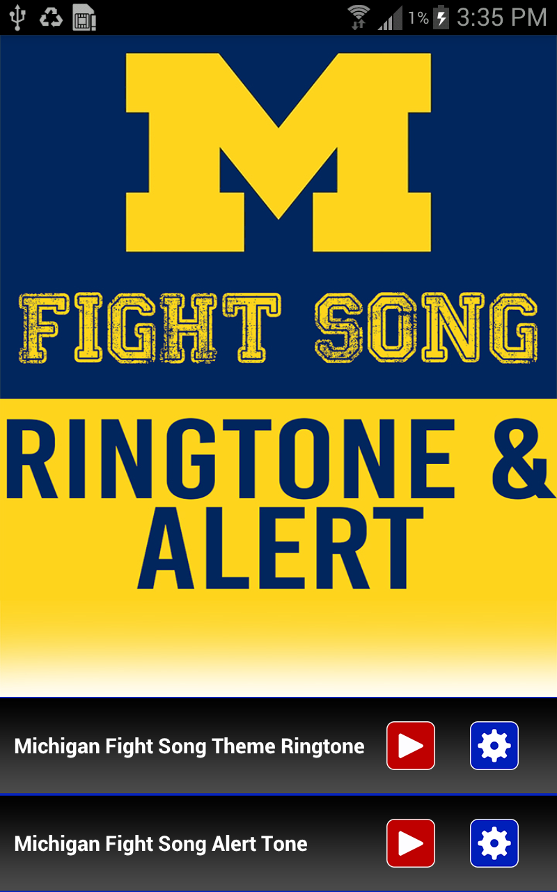 Michigan Fight Song Theme Ringtone - App on Amazon Appstore