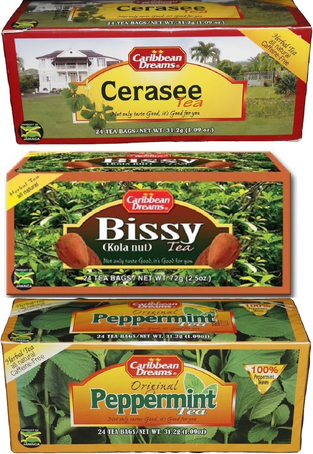 Amazon.com : Angel Brand Bissy Tea Bags – 25 Sourced from Kola Nut Tree ...