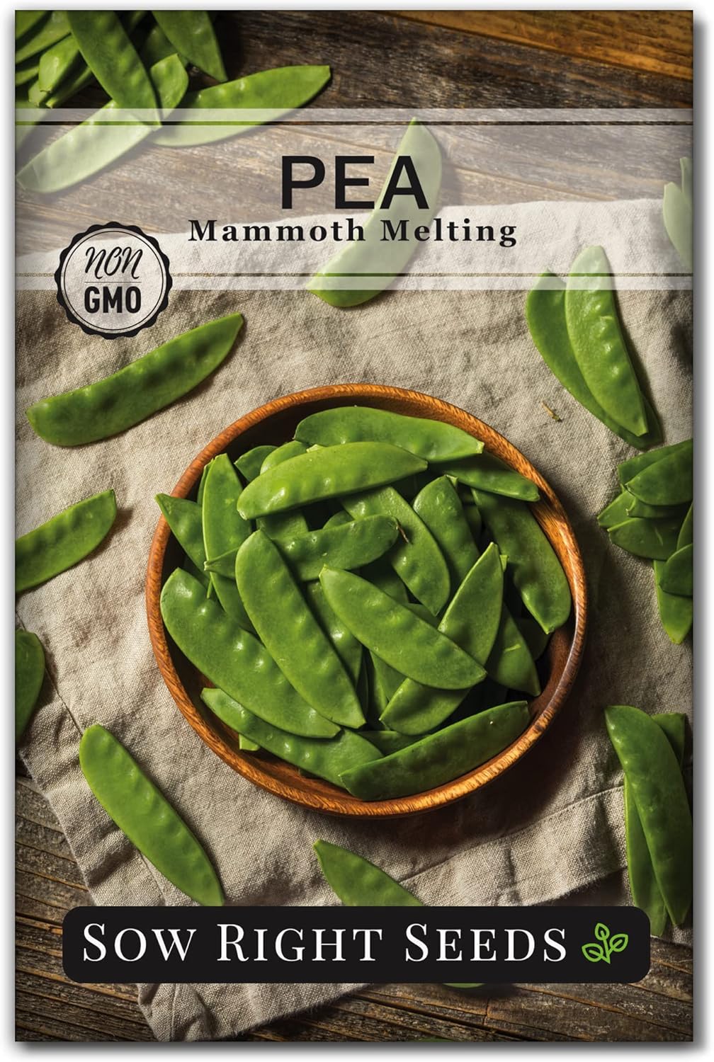 Amazon.com : Sow Right Seeds - Mammoth Melting Snow Pea Seeds for ...