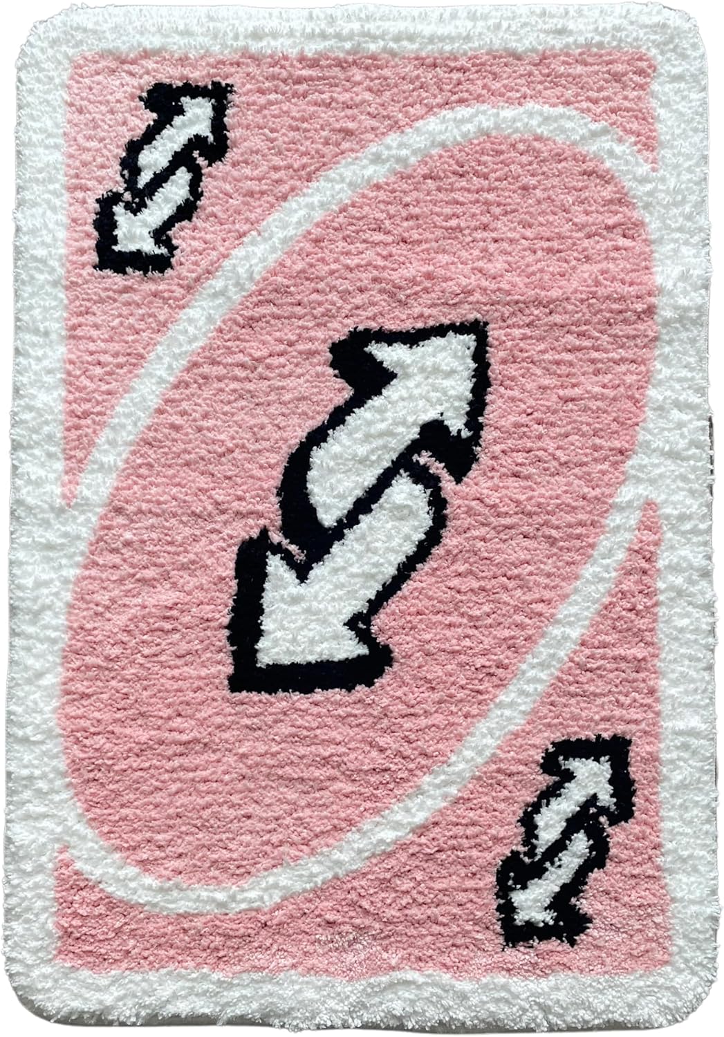 Amazon.com: Luxape Uno Reverse Rug - Pink - 32in (80cm) Handmade ...