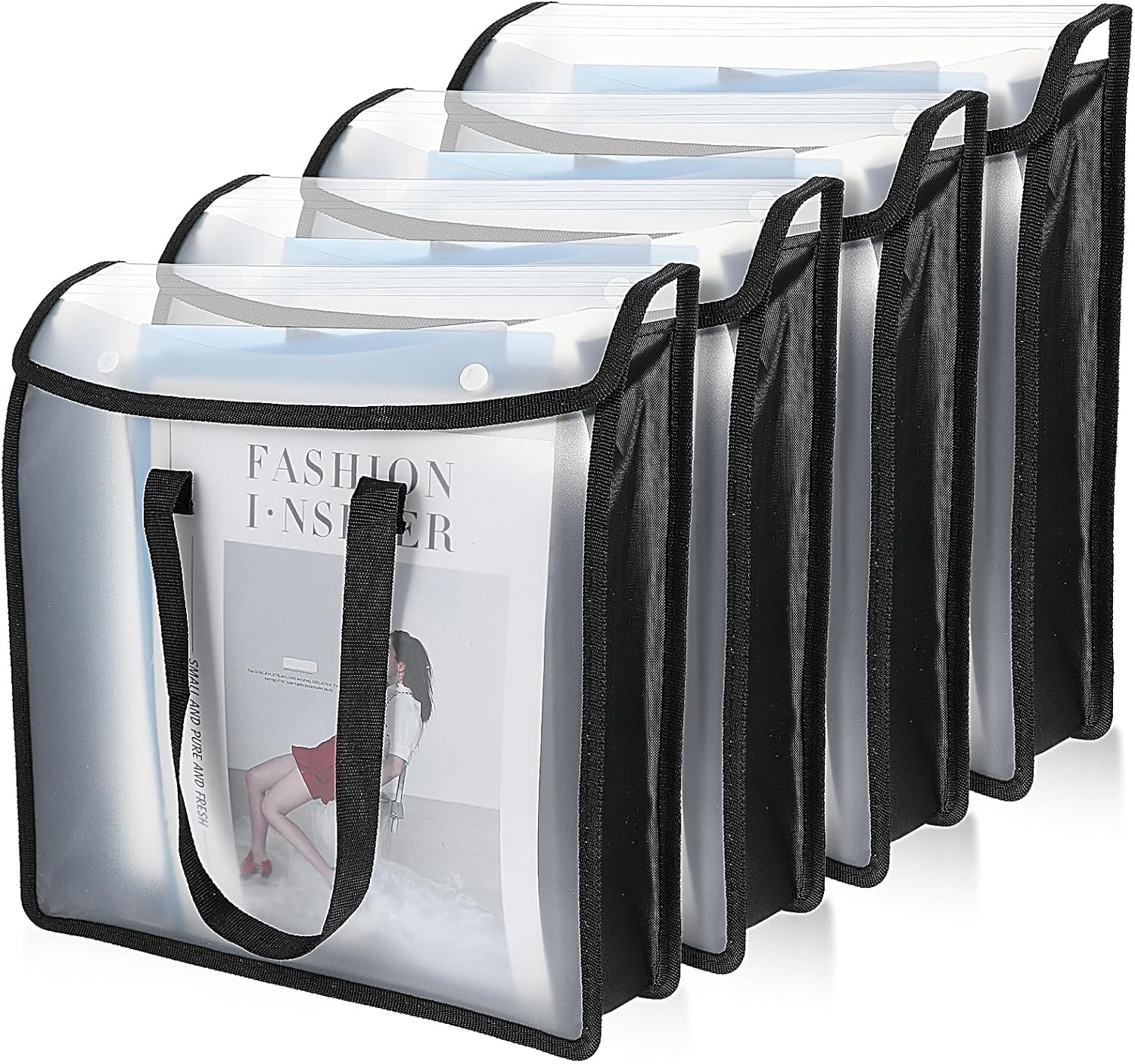 Amazon.com: Expandable Scrapbook Paper Storage Organizer, Black Paper ...