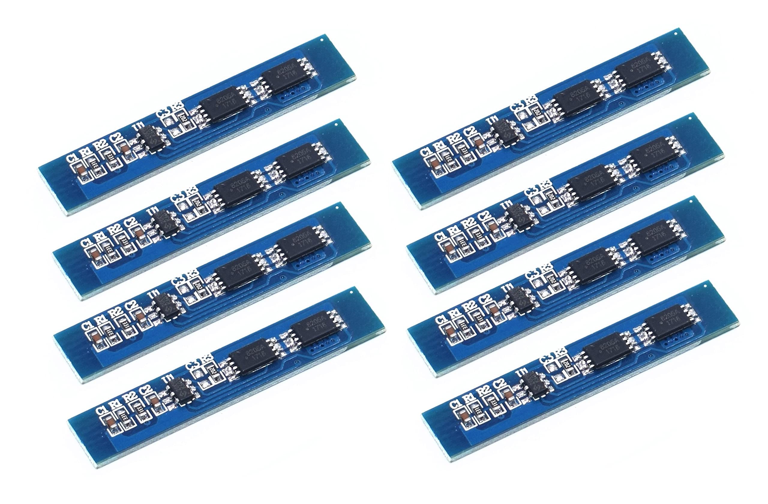 Buy INVENTO 8PCS 2S BMS 3A 7.4V 8.4V 2 Cell 18650 Lithium Battery ...