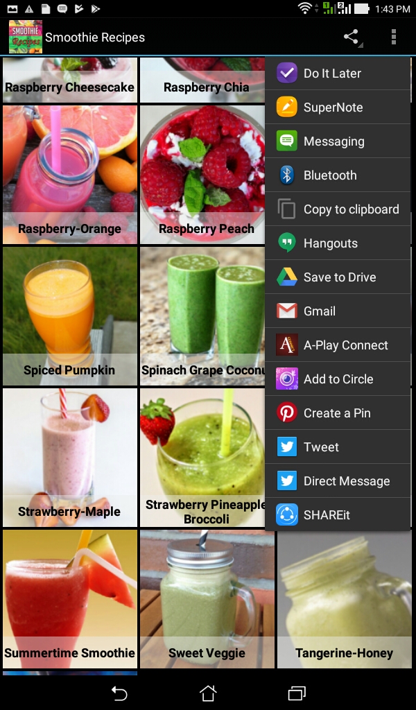 Smoothie Recipes - App on Amazon Appstore